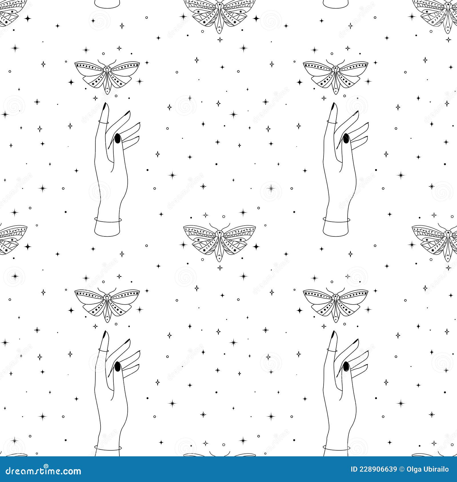 Esoteric Pattern Seamless Texture Alchemy, Astrology Symbols And Signs ...