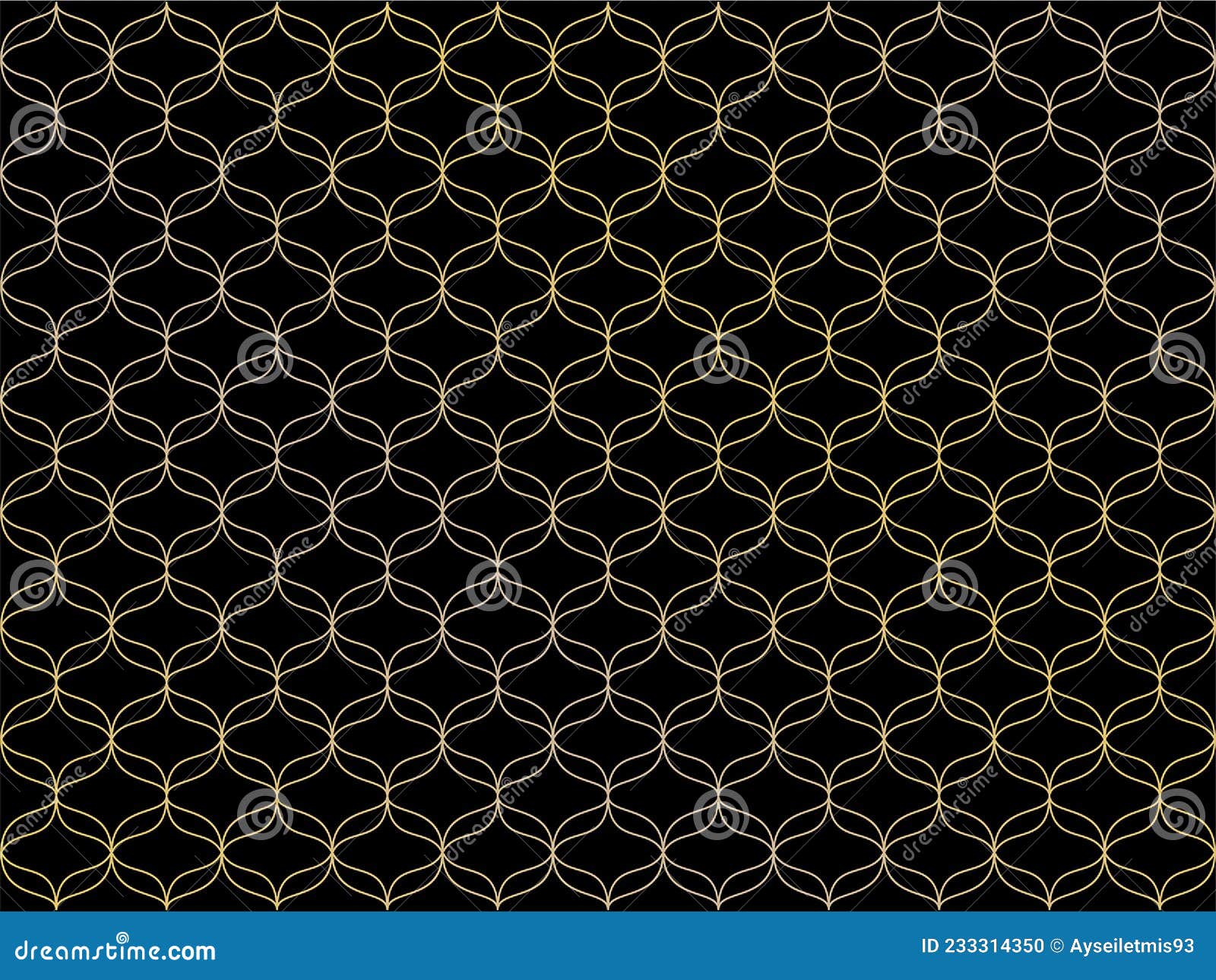 Seamless Ethereal Vector Pattern Background Stock Vector - Illustration ...