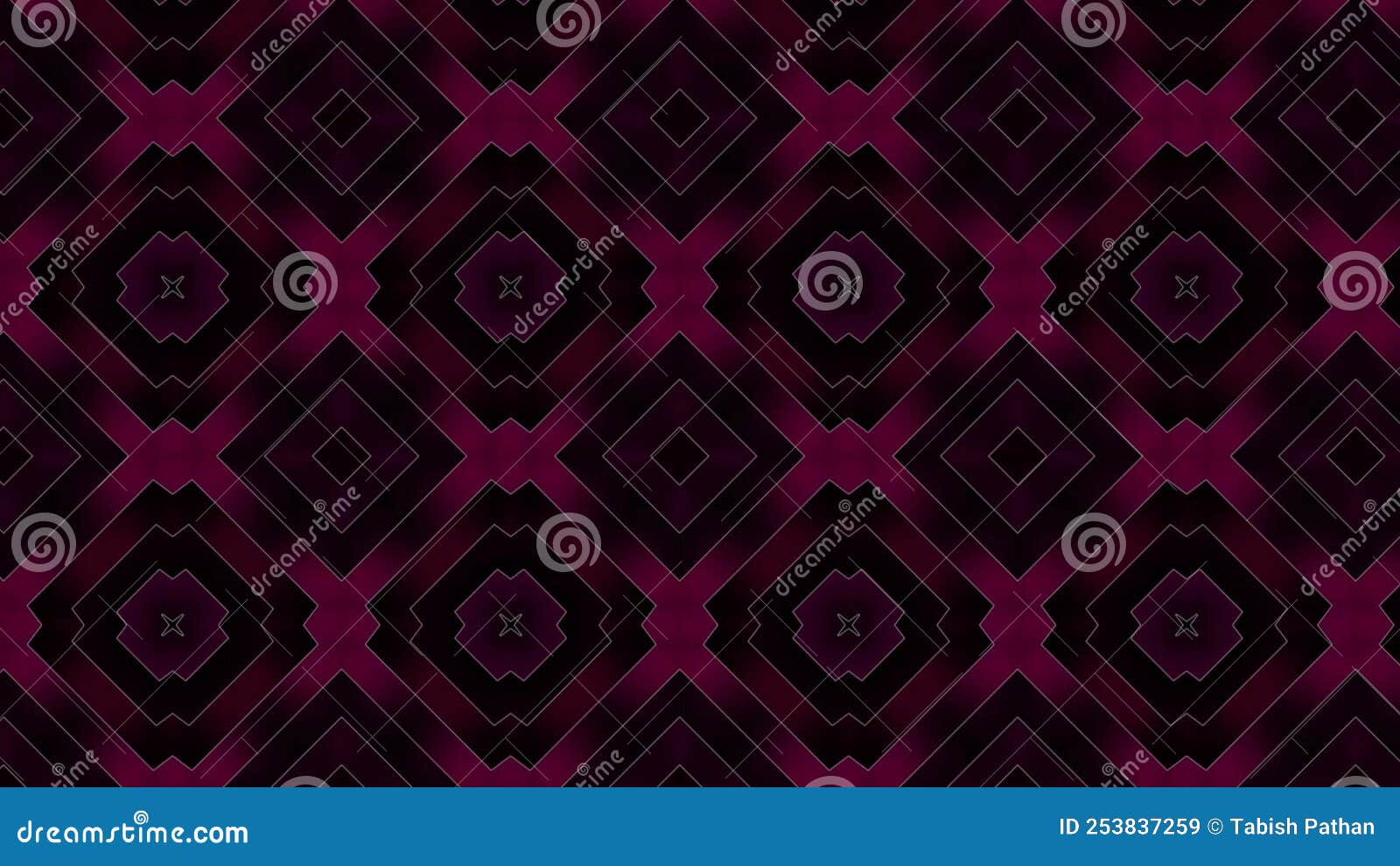 Seamless Ethnic Ikat Pattern Geometric Seamless Tile in Slide Animation ...