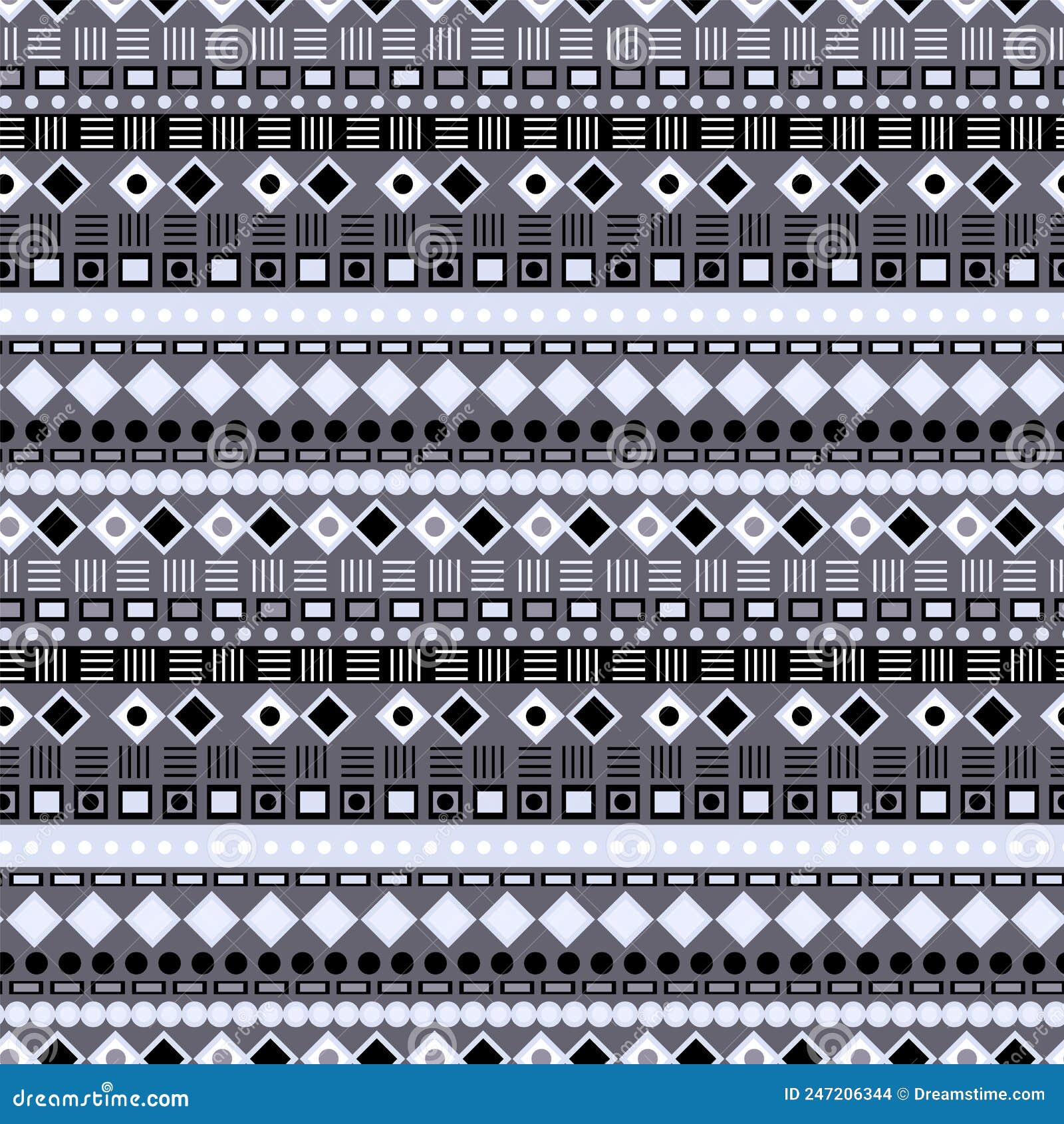 Ethnic Seamless Pattern. Vector Illustration. Stock Vector ...