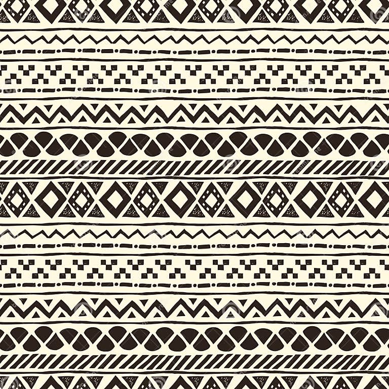 Seamless ethnic pattern stock vector. Illustration of mexican - 58520540