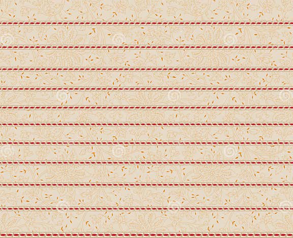 Seamless Ethnic Rotary Repeat Fabric and Tile Design Stock Illustration ...