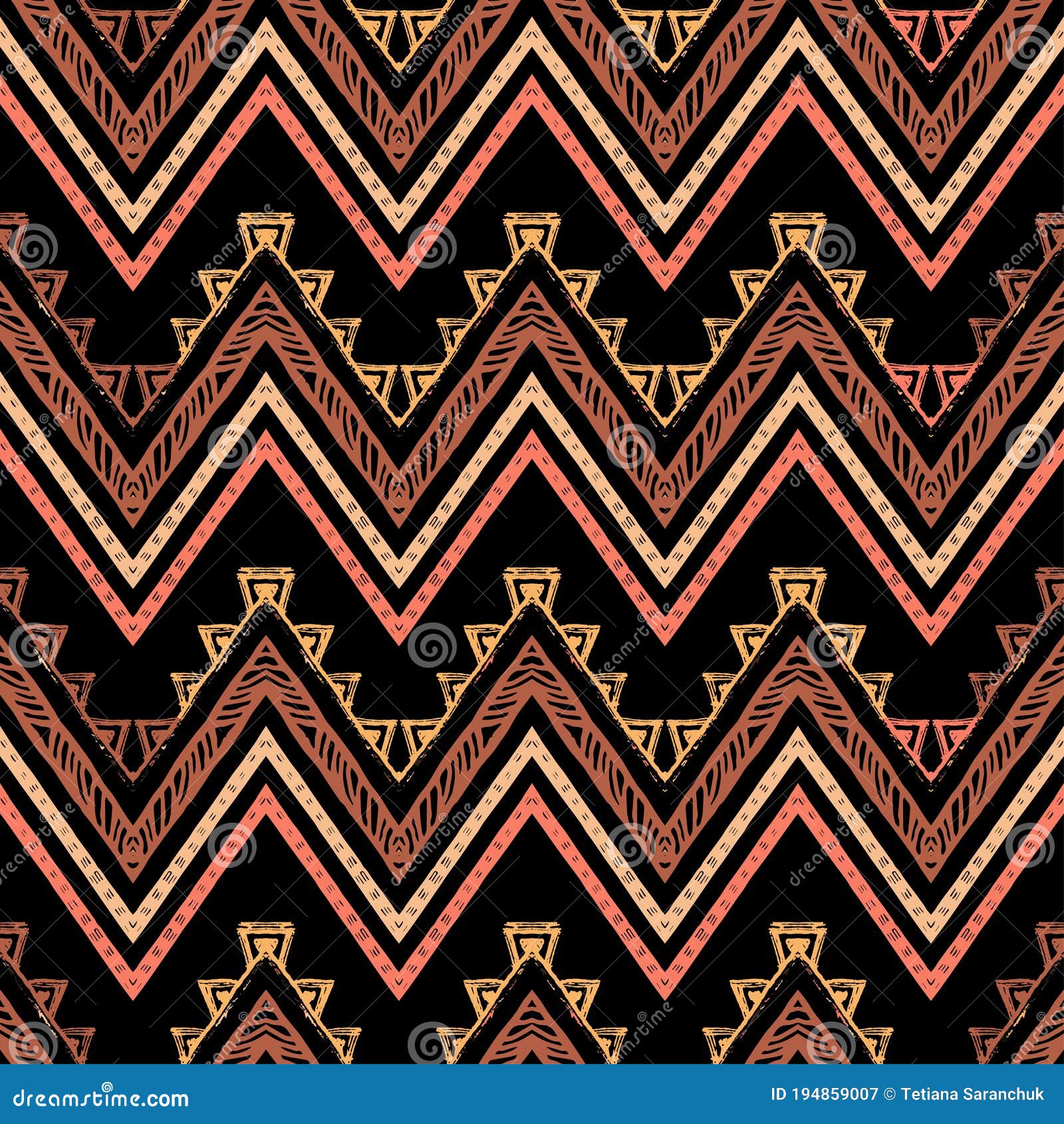 A Seamless Ethnic Zigzag Chevron Vector Pattern Stock Vector ... A Seamless Ethnic Zigzag Chevron Vector Pattern Stock Vector ...