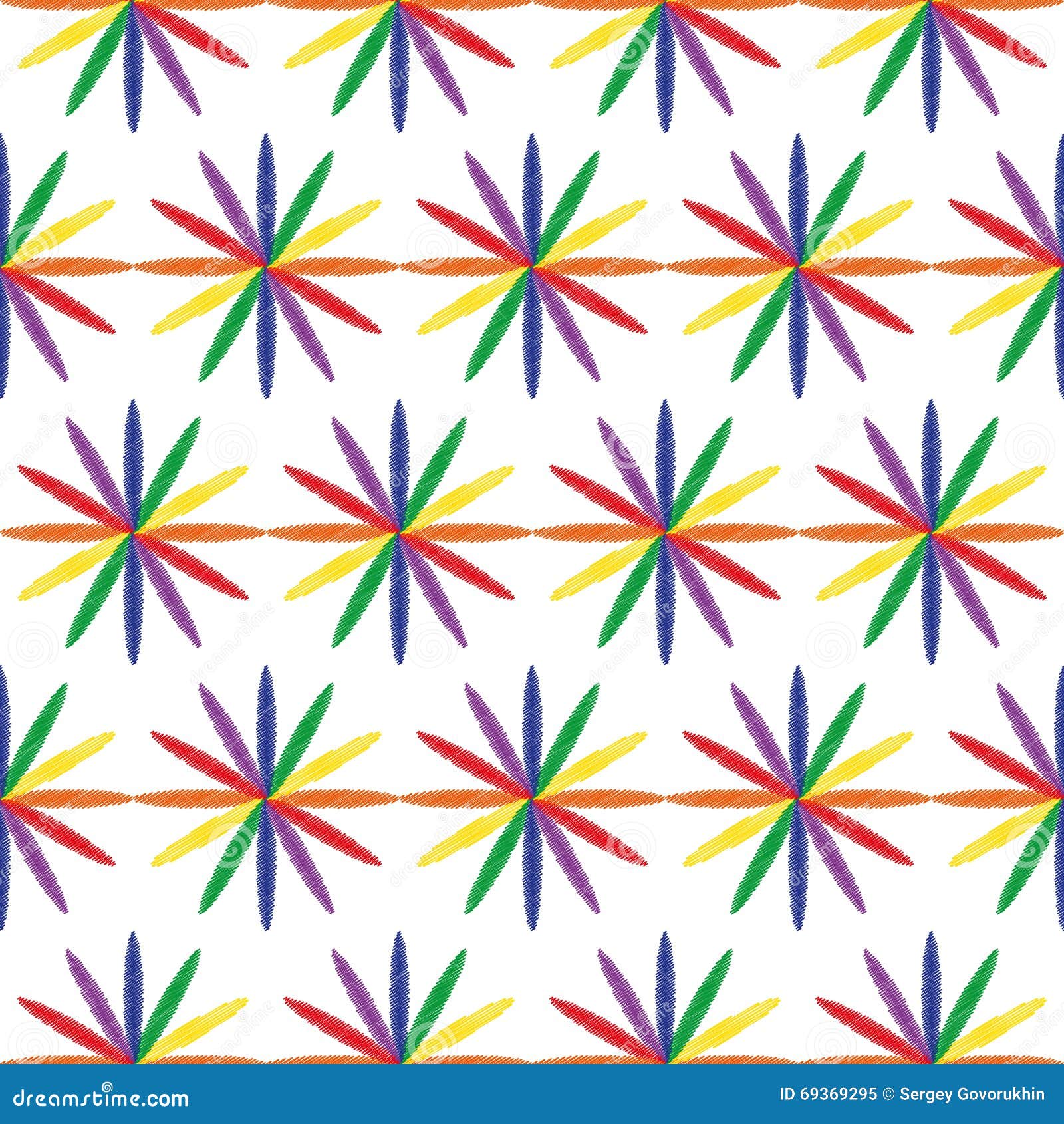 Seamless Example of Multicolored Iridescent Colors. Stock Vector ...