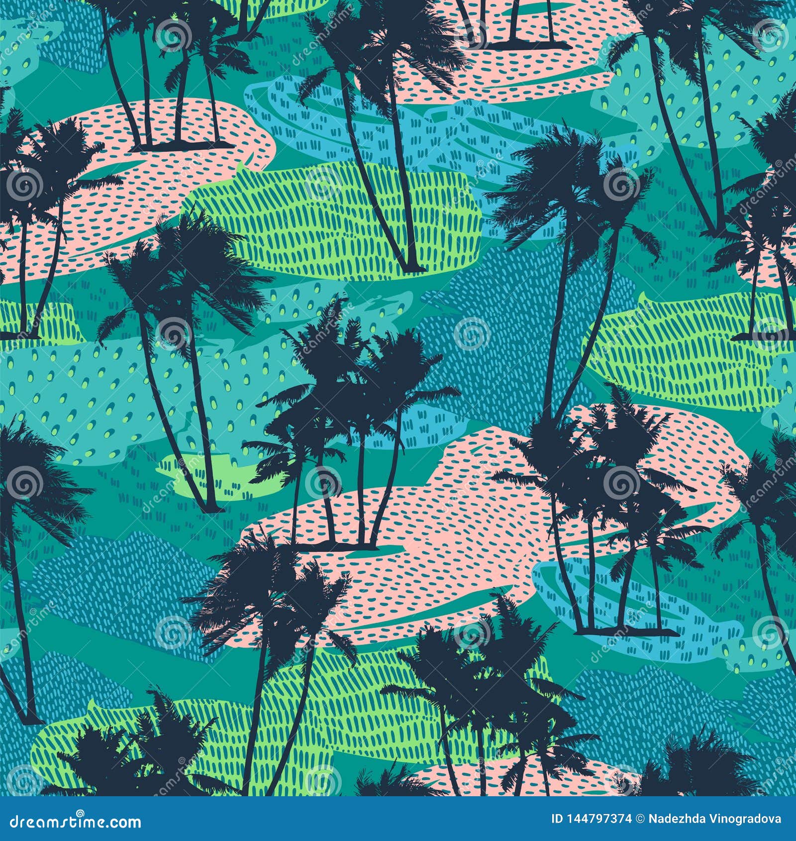 Surf Pattern Hand Drawn Lettering, Shirt Print Design. Vector ...