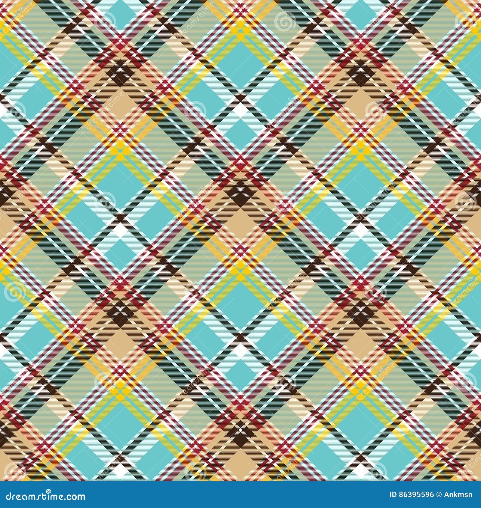 Madras Vector Fabric Background, Straight Texture Seamless Tartan ...