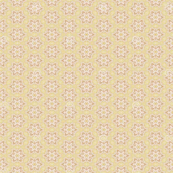 Seamless Fabric Texture with Vintage Pattern Stock Illustration ...