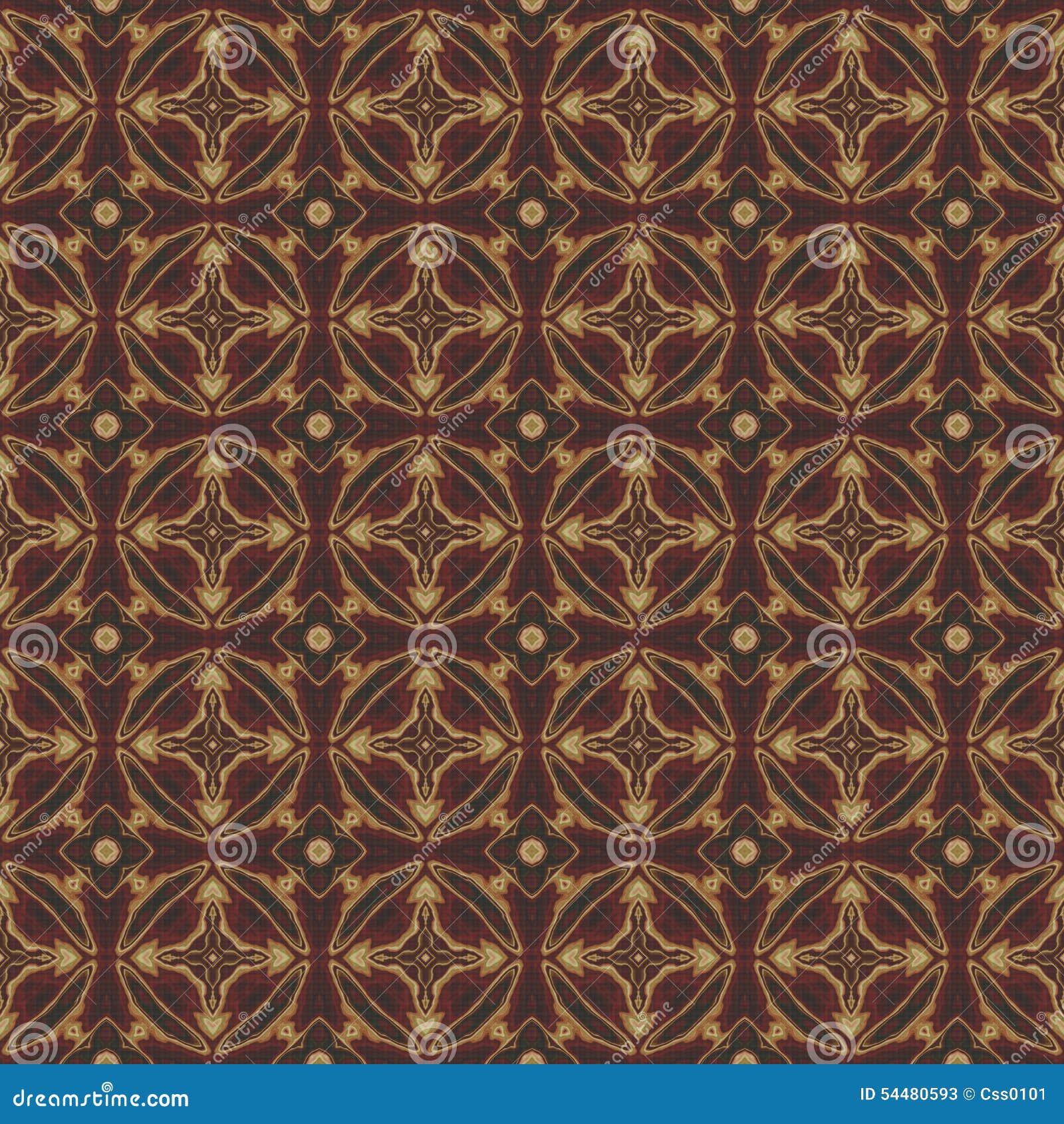 Seamless Fabric Texture with Vintage Pattern Stock Illustration ...