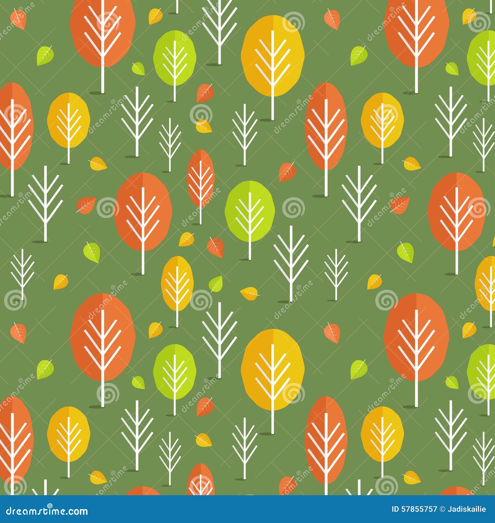 Seamless fall pattern stock vector. Illustration of nature - 57855757
