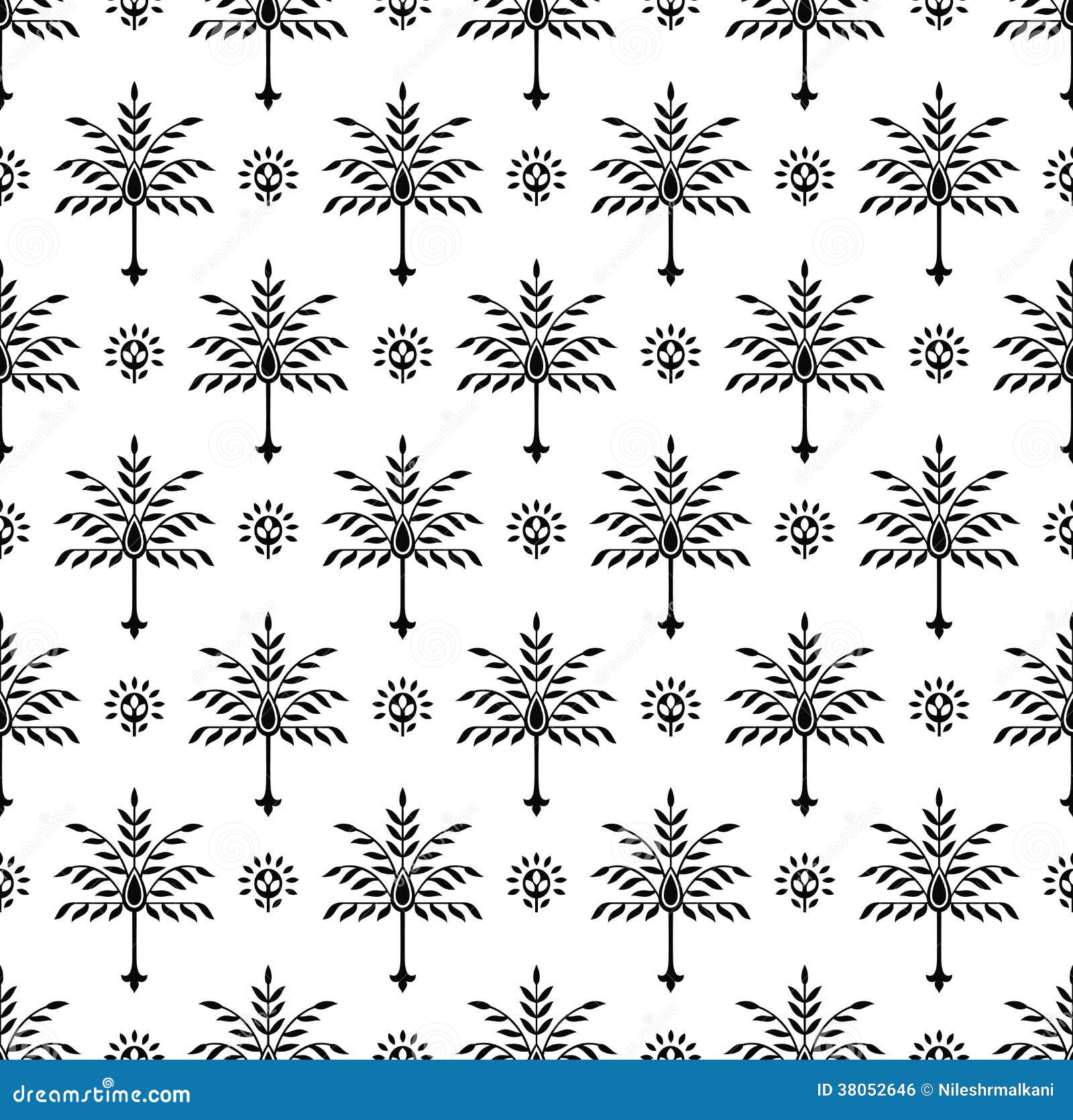 Seamless fancy pattern stock vector. Illustration of vector - 38052646
