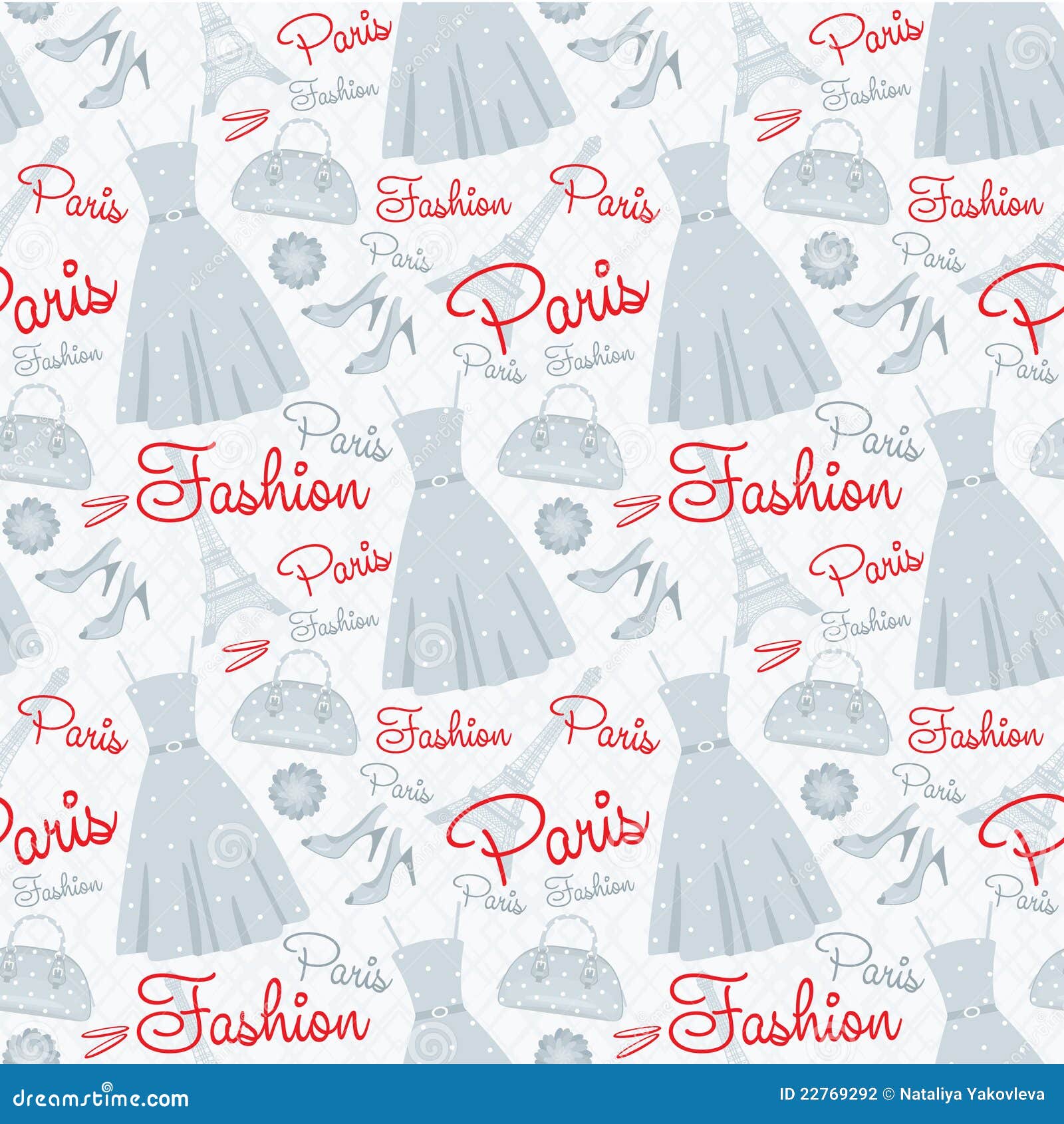Seamless fashion pattern stock vector. Illustration of modern - 22769292