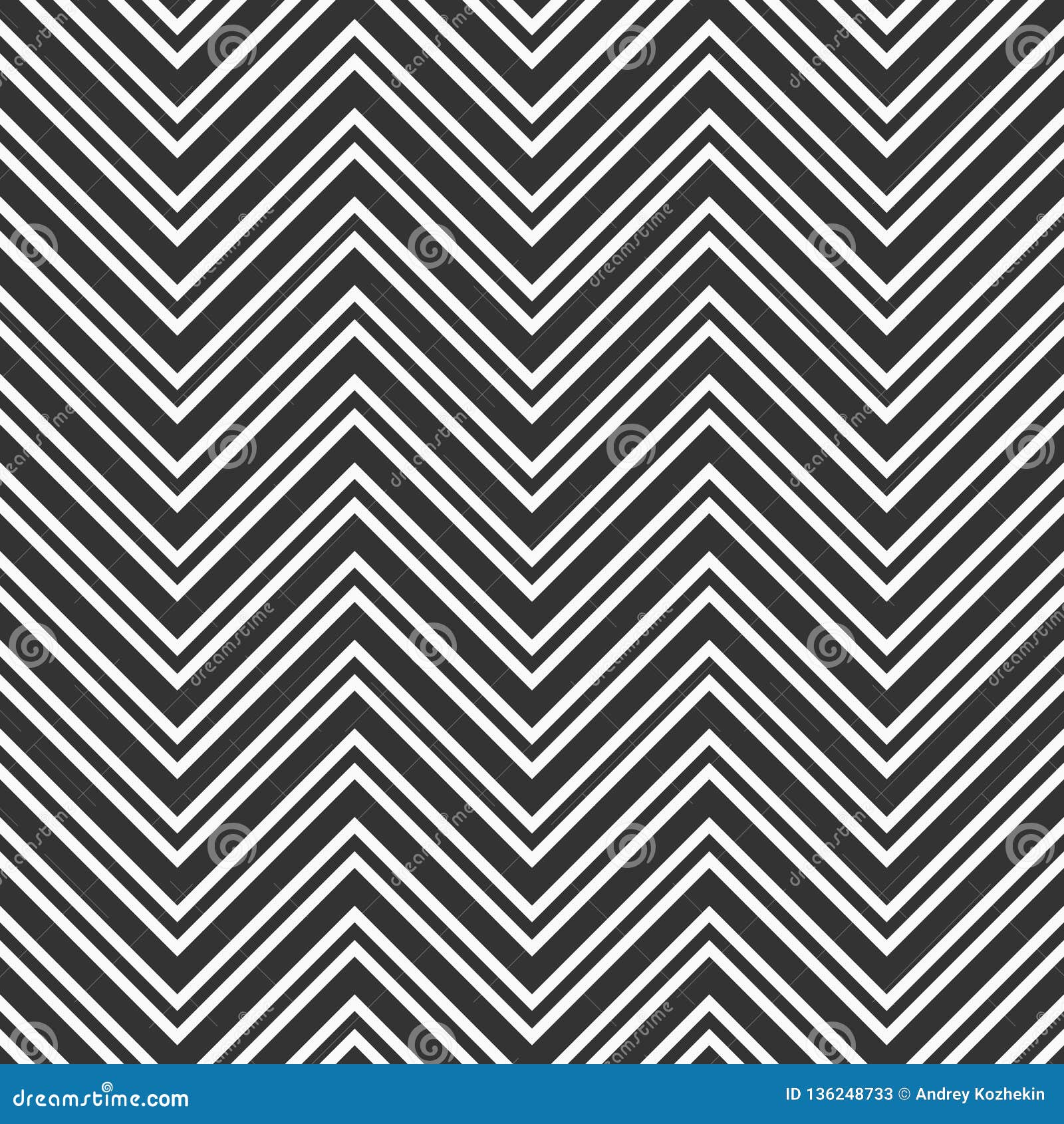 Seamless Fashion Zigzag Pattern. Zigzag Lines. Chevron Pattern ...