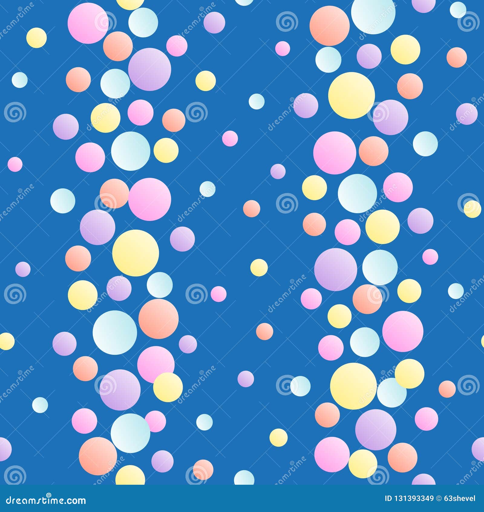 Seamless Background with Vertical Pattern of Multi-colored Confetti ...