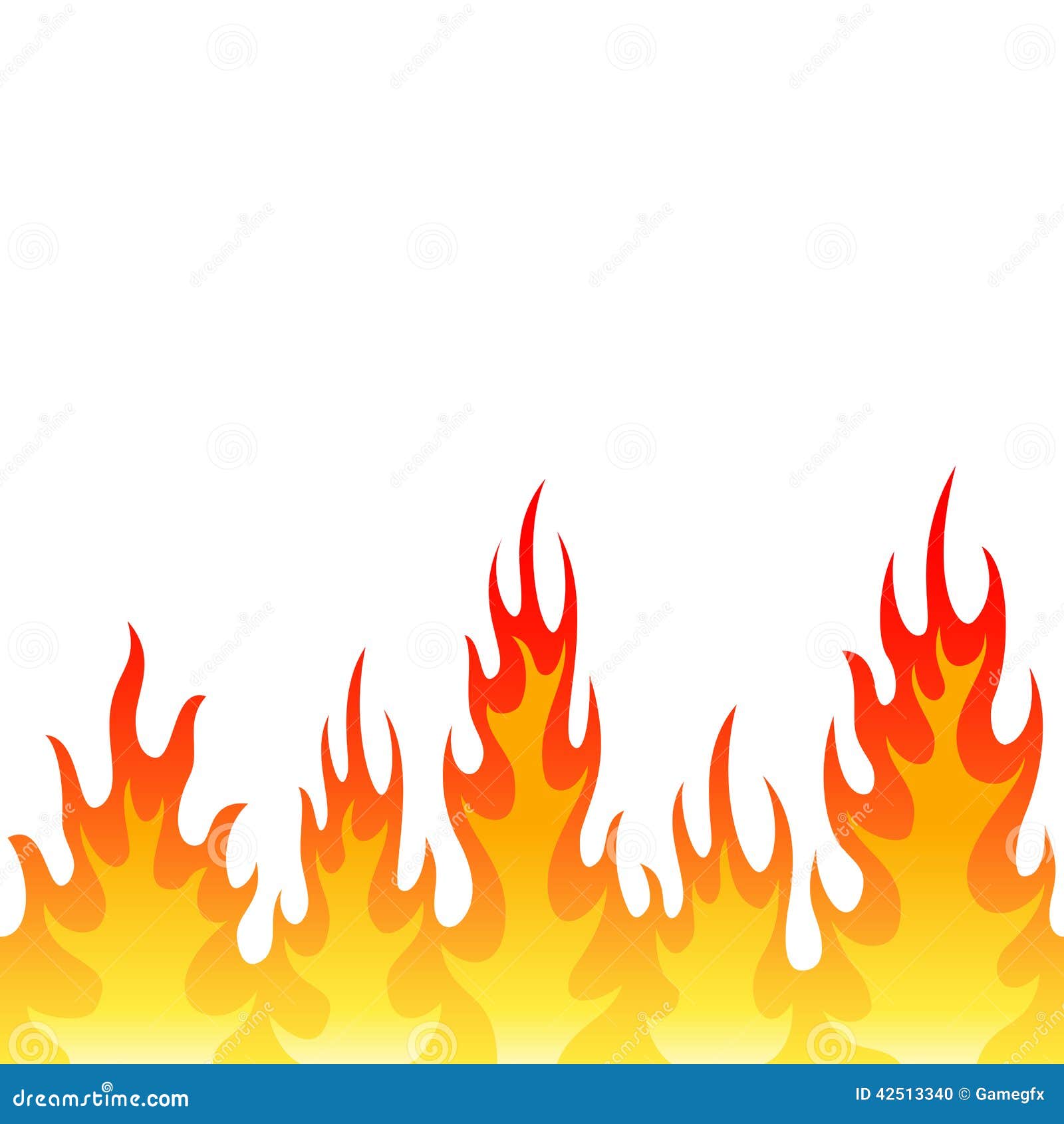 Seamless Fire Flame Background Stock Vector - Illustration of shape ...