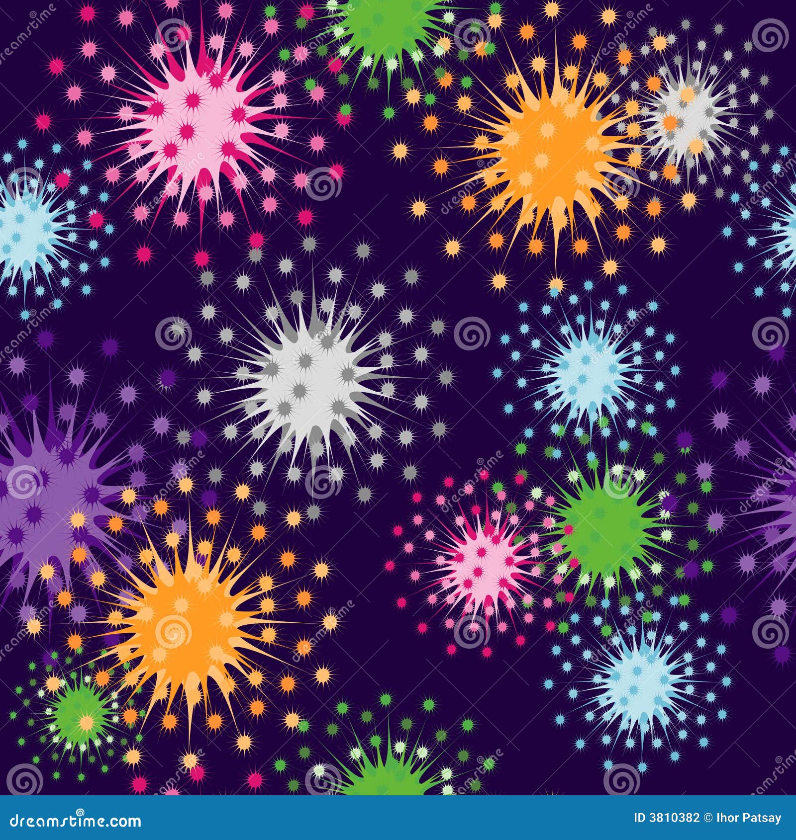 Seamless Firecracker Wallpaper Stock Vector - Illustration of snowfall ...