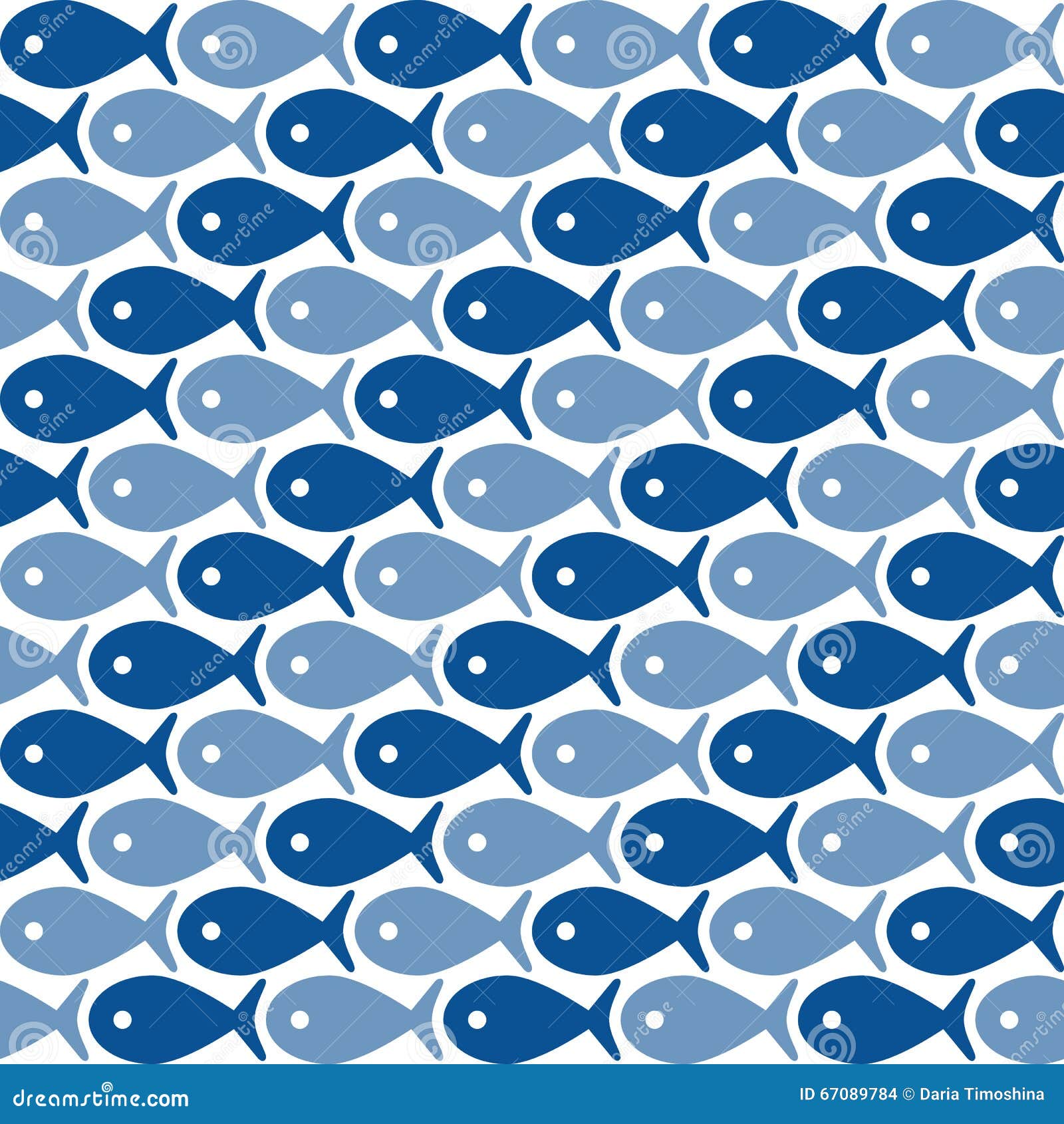 Seamless fish pattern stock vector. Illustration of fishing - 67089784