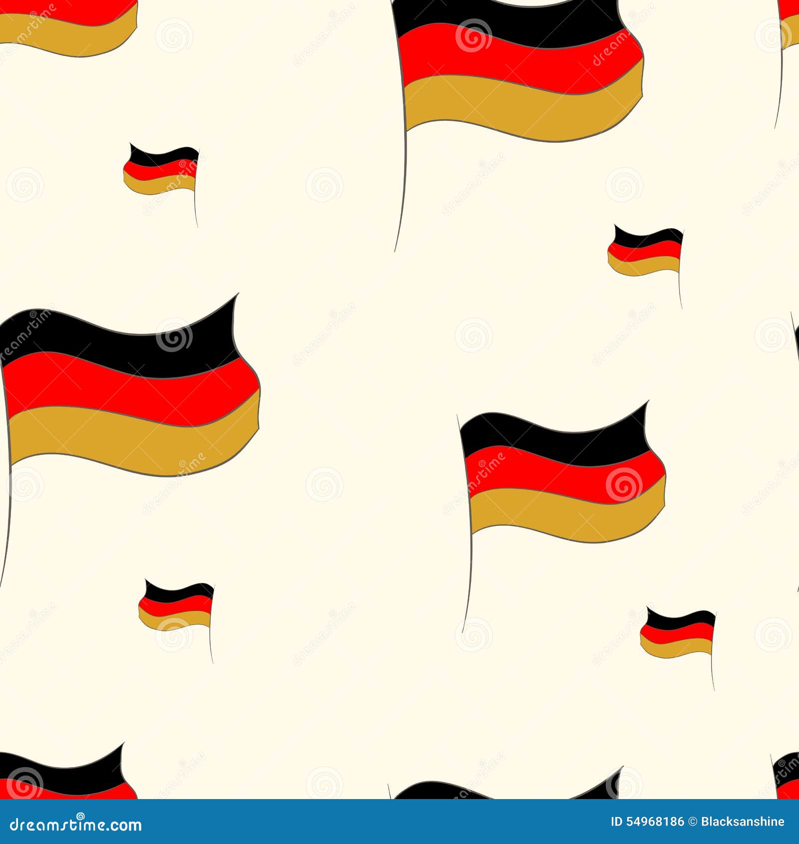 Seamless flags Ger stock vector. Illustration of graphic - 54968186
