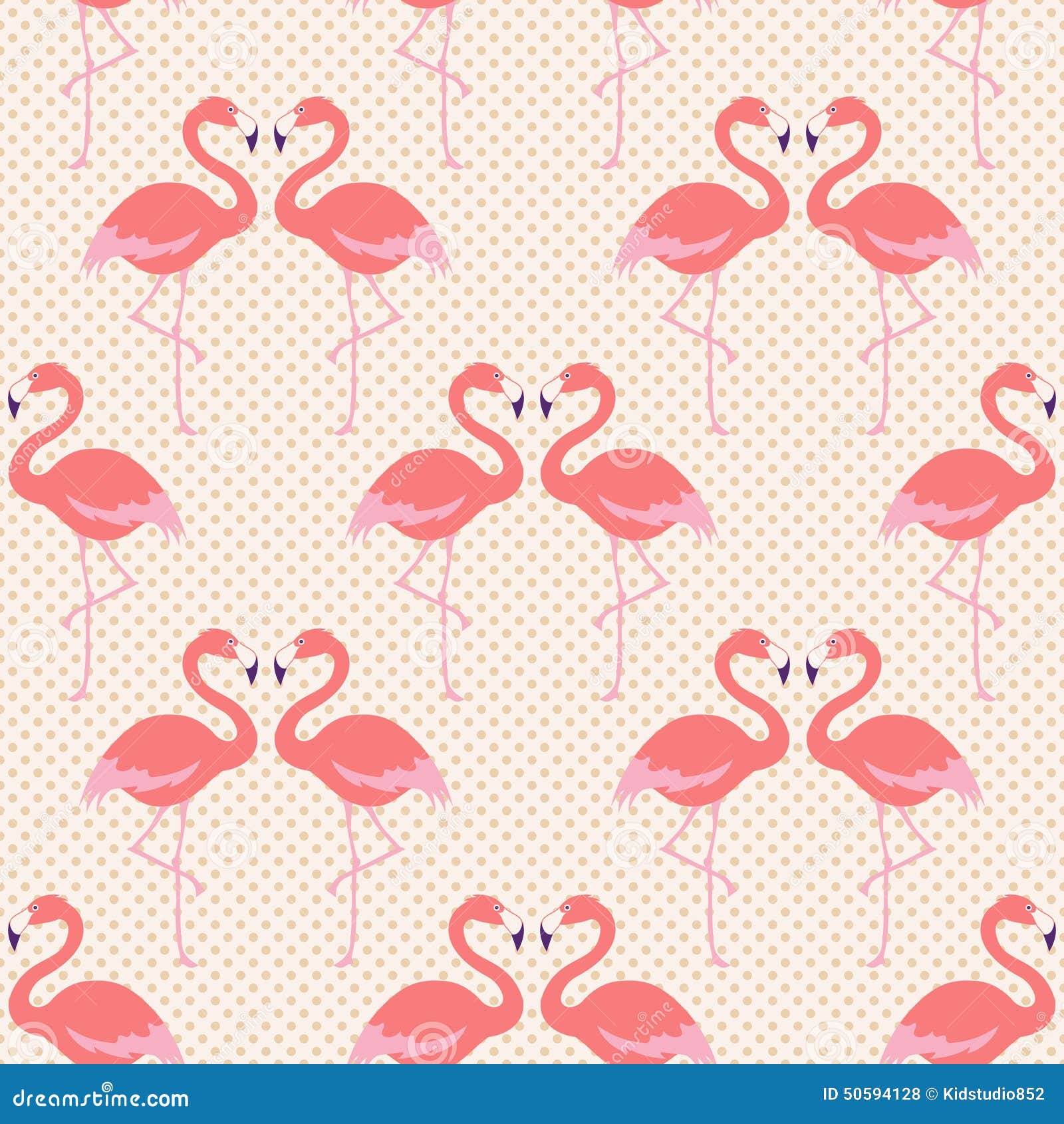 Seamless Flamingo Bird Pattern Stock Vector - Illustration of fashion ...