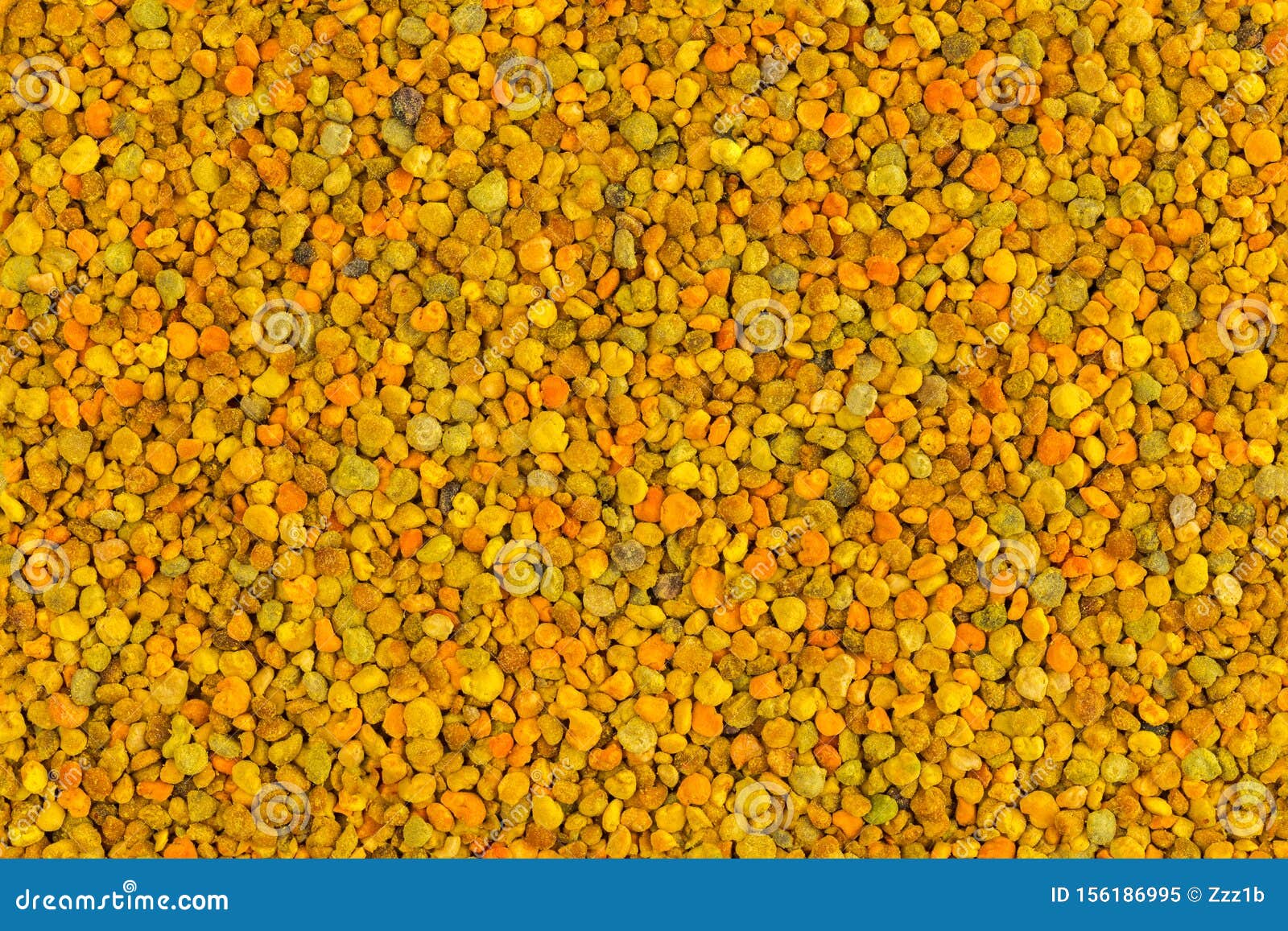 Seamless Flat Texture and Background of Yellow Bee Pollen Granules ...