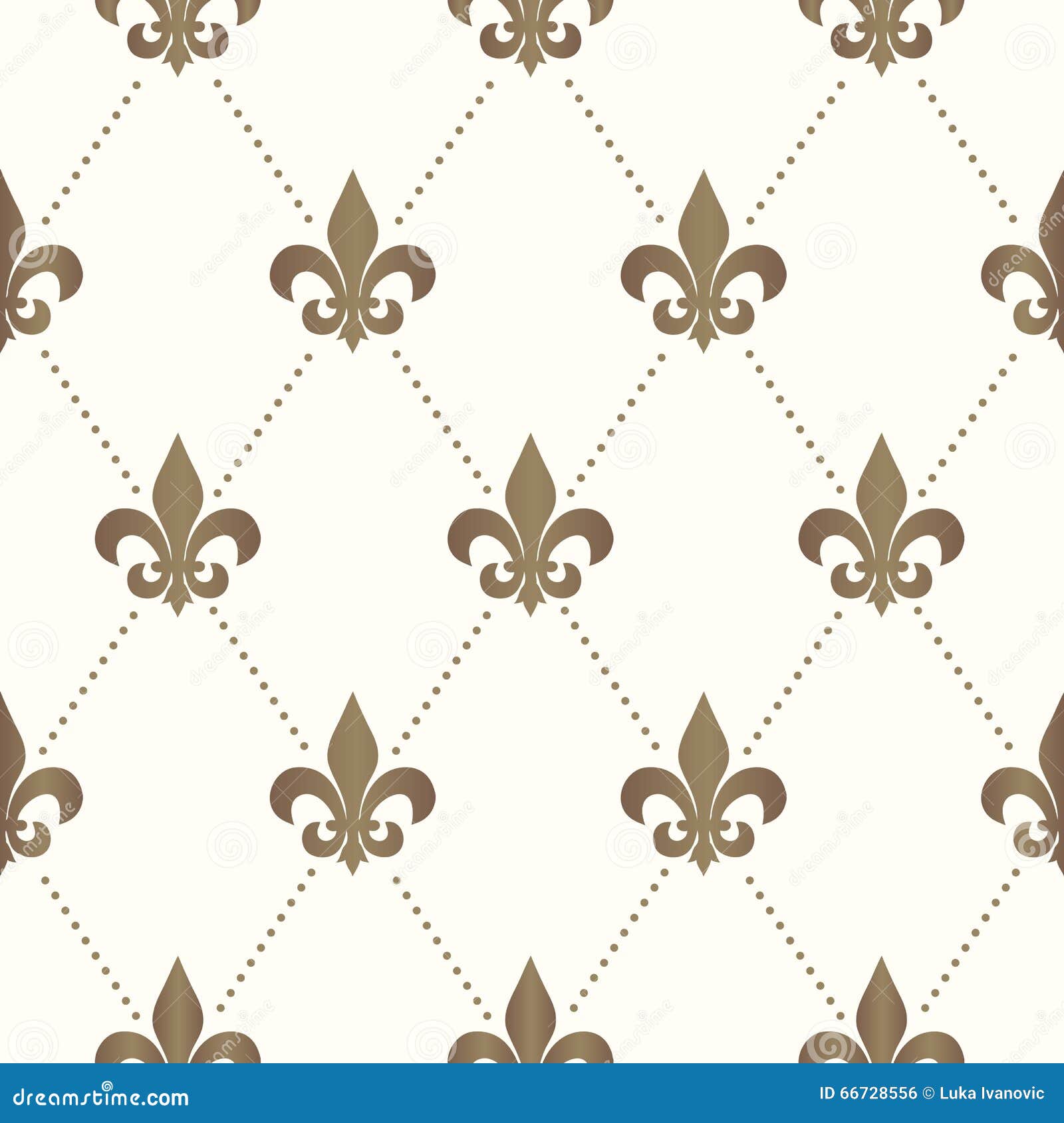 Seamless Fleur De Lis Pattern Stock Illustration - Illustration of ...