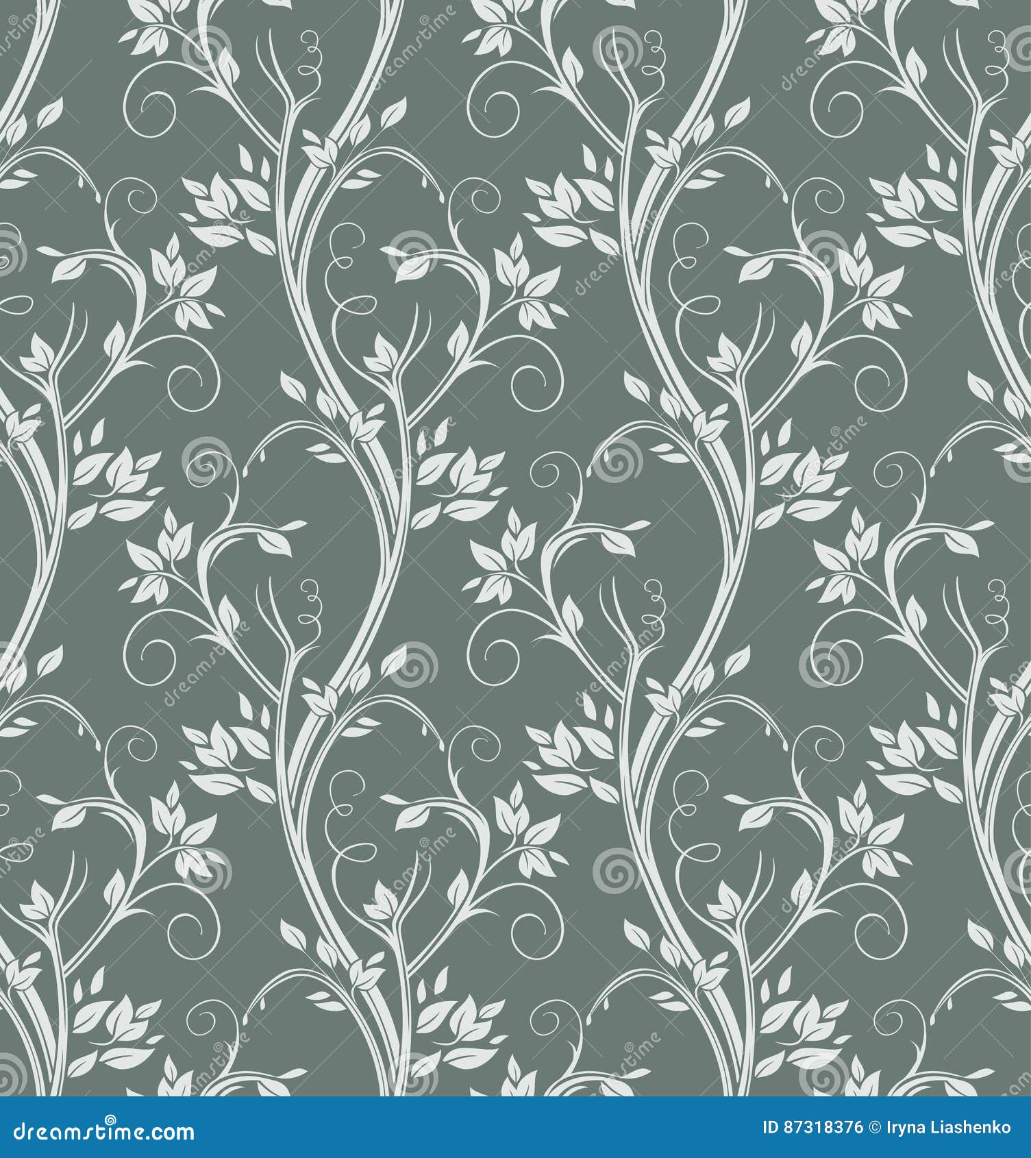 Seamless flora pattern. stock illustration. Illustration of ...