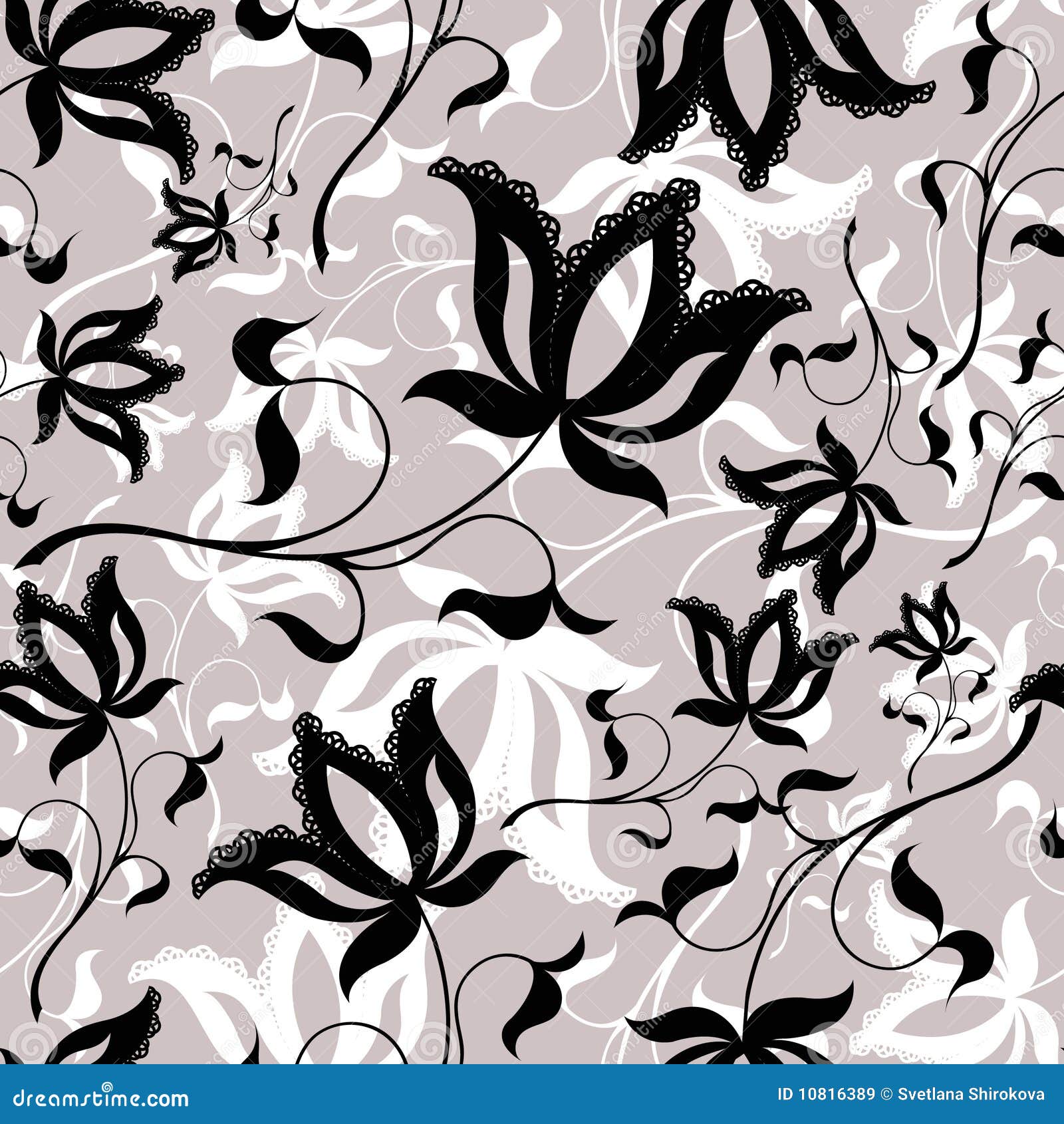 Seamless floral background stock illustration. Illustration of design ...