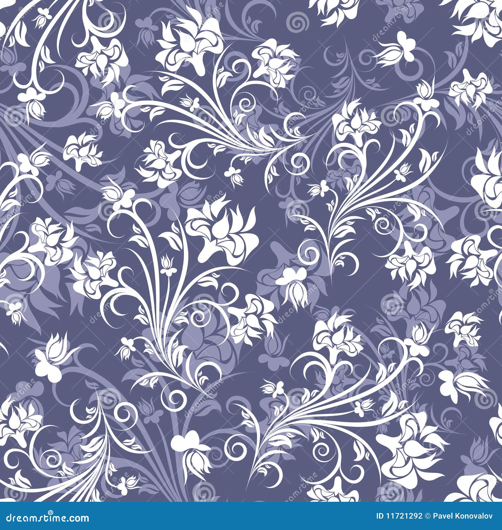 Seamless floral background stock vector. Illustration of creative ...