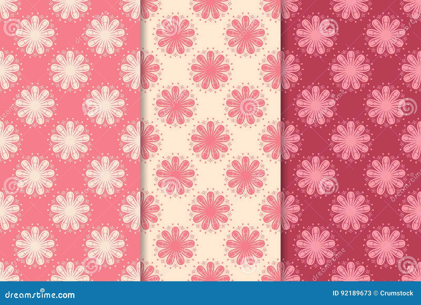 Seamless Floral Background for Textile, Wallpapers Stock Vector ...