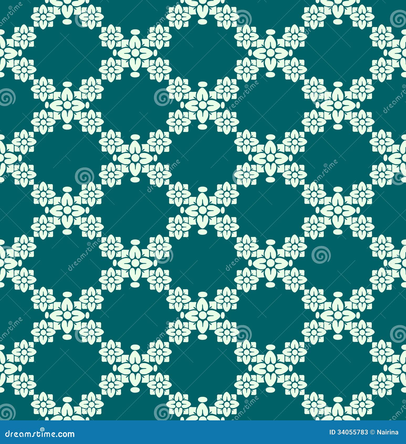 Seamless Floral Color Pattern Stock Vector - Illustration of banner ...