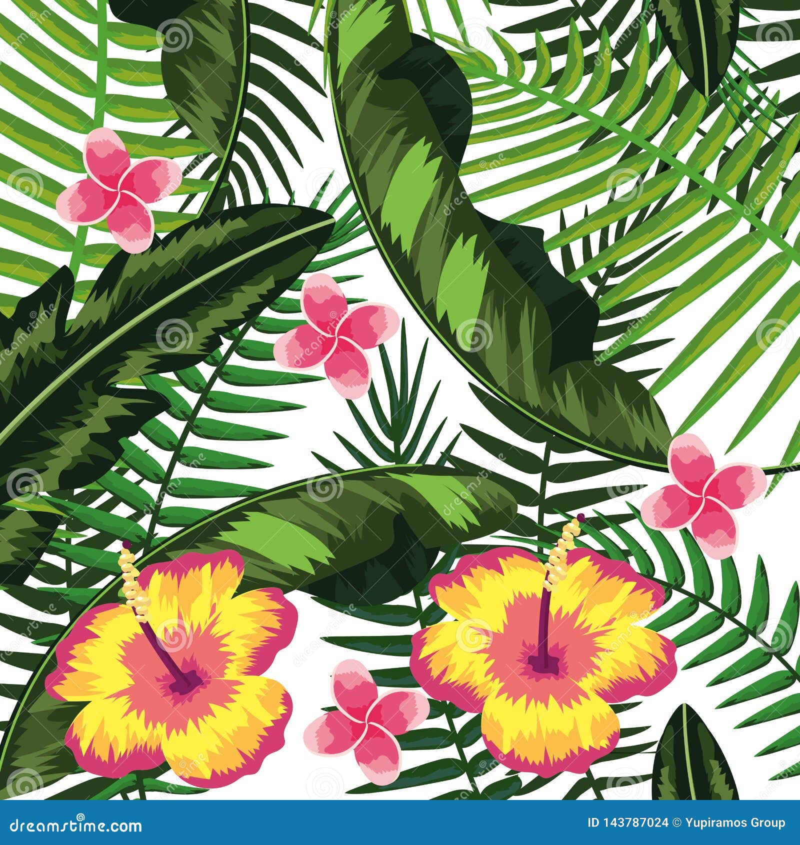 Seamless Floral Pattern Cartoon Stock Vector - Illustration of design ...