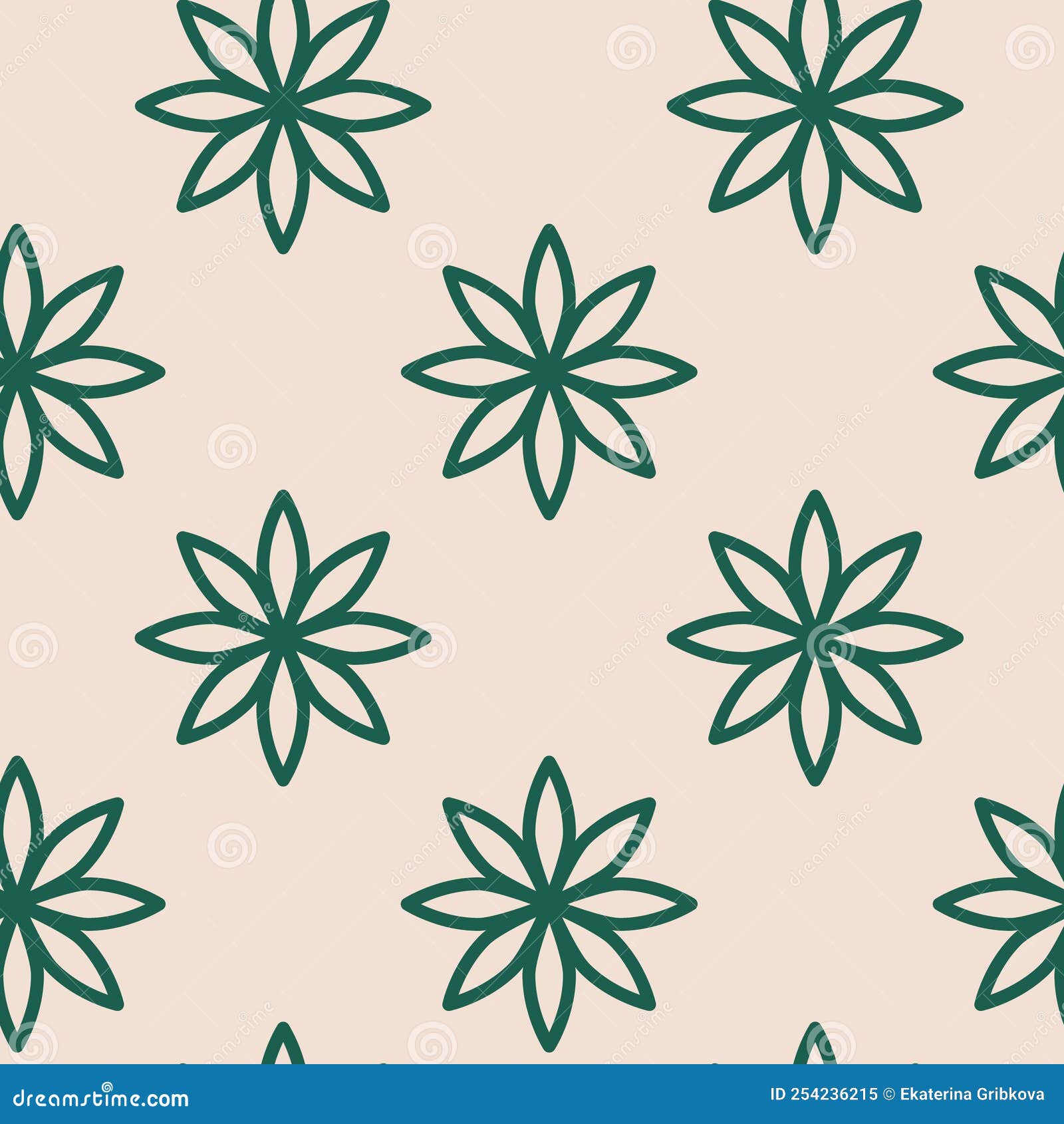 Seamless Floral Pattern. for the Design of Books, Stickers, Packaging ...