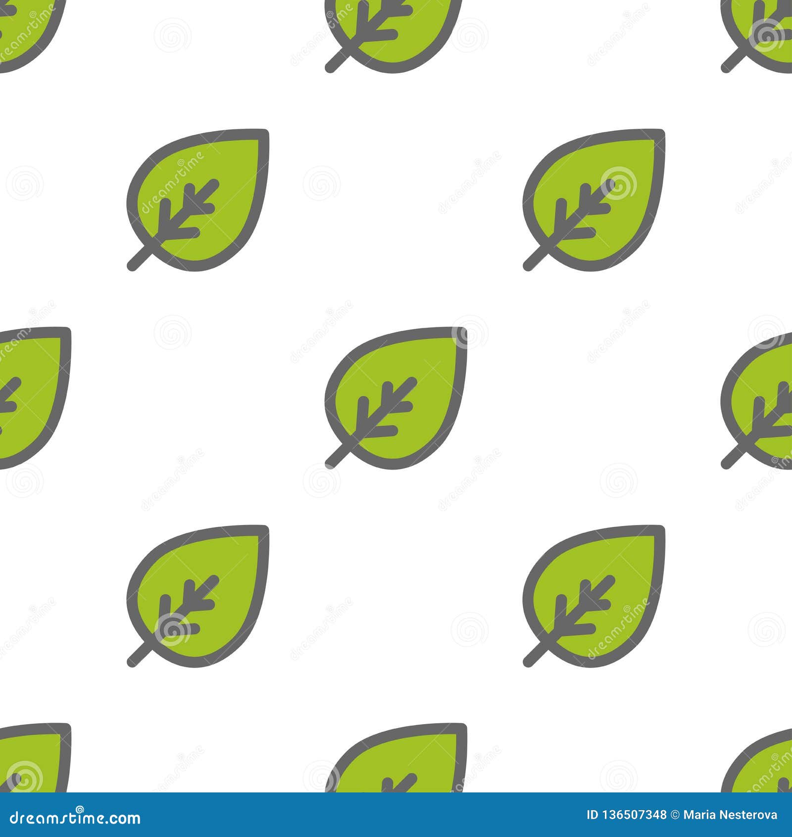 Seamless Floral Pattern. Repeating Diagonal Texture of Green Leaf with ...