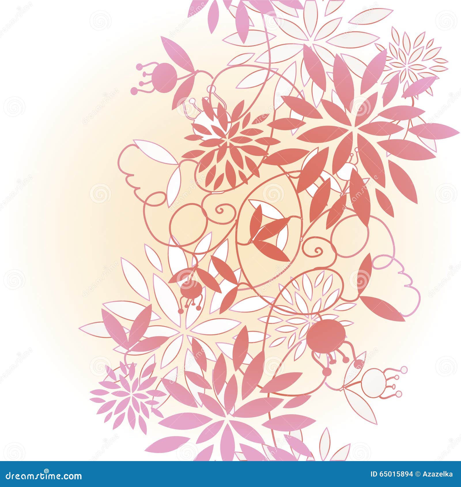 Seamless Floral Pattern. Vector Illustrated Doodle Sketch Design ...