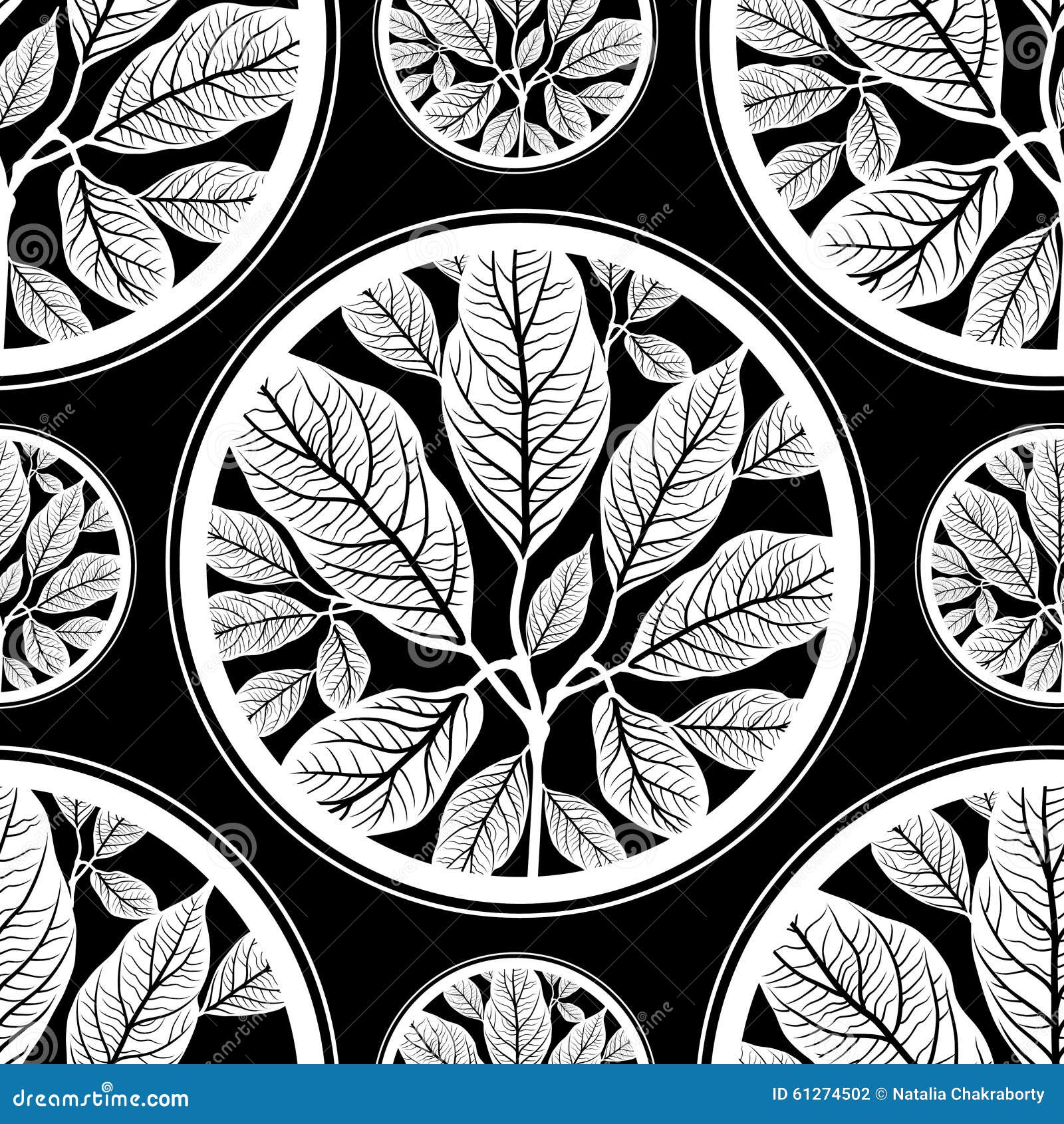 Seamless floral pattern stock vector. Illustration of drawing - 61274502