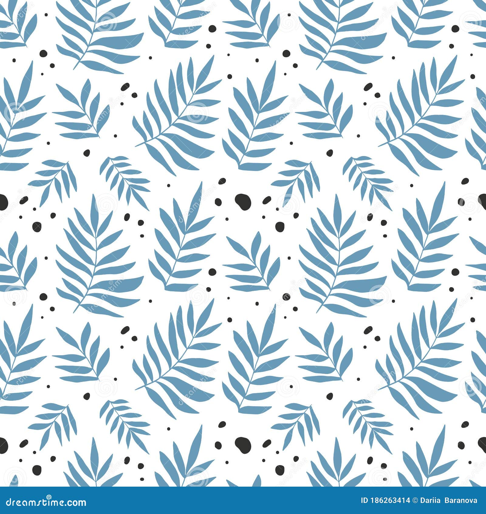 Seamless Floral Patterns, Spring Summer Backdrop. Hand Drawn Surface ...