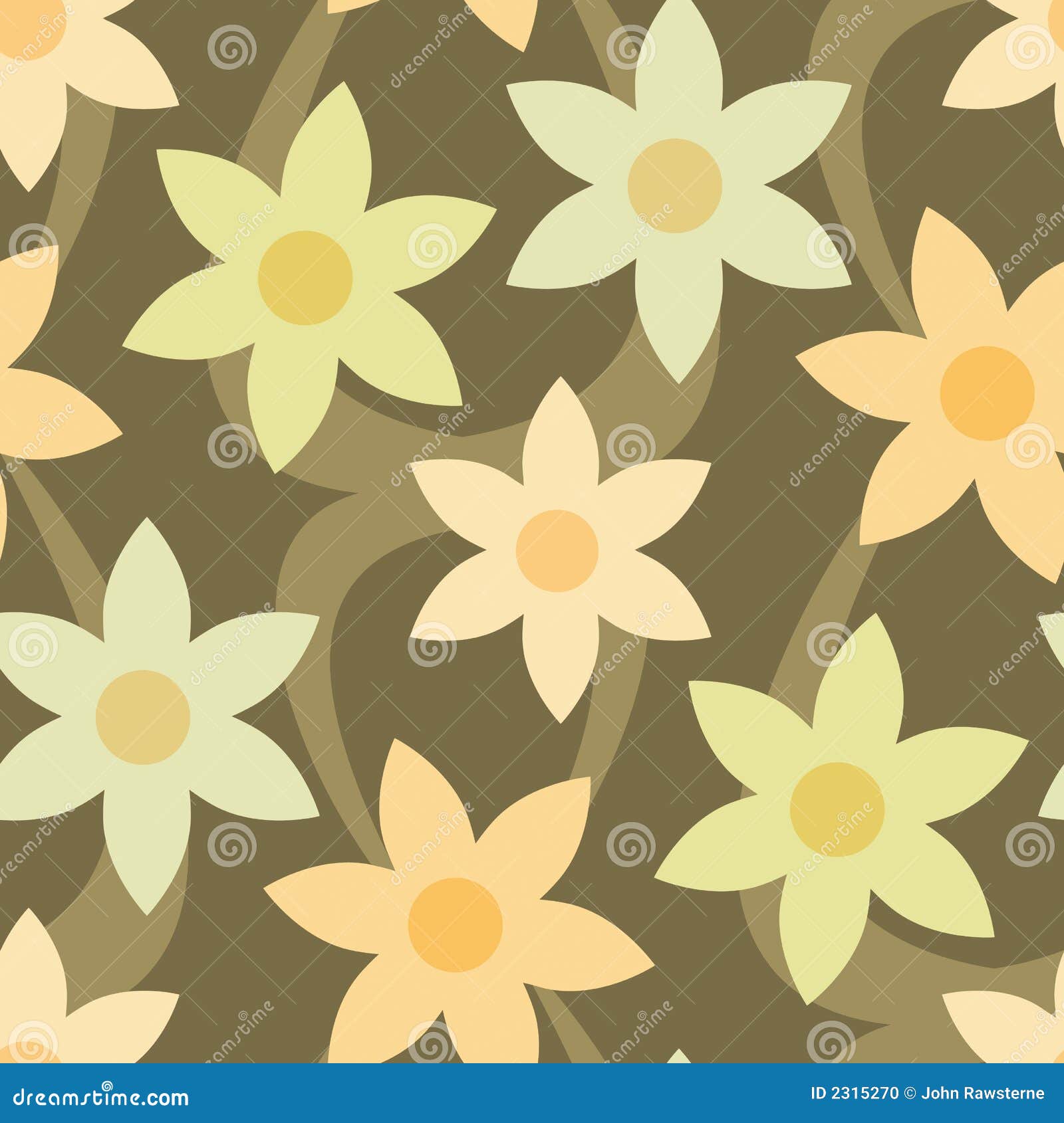 Seamless Floral Wallpaper Patt Stock Illustration - Illustration of ...