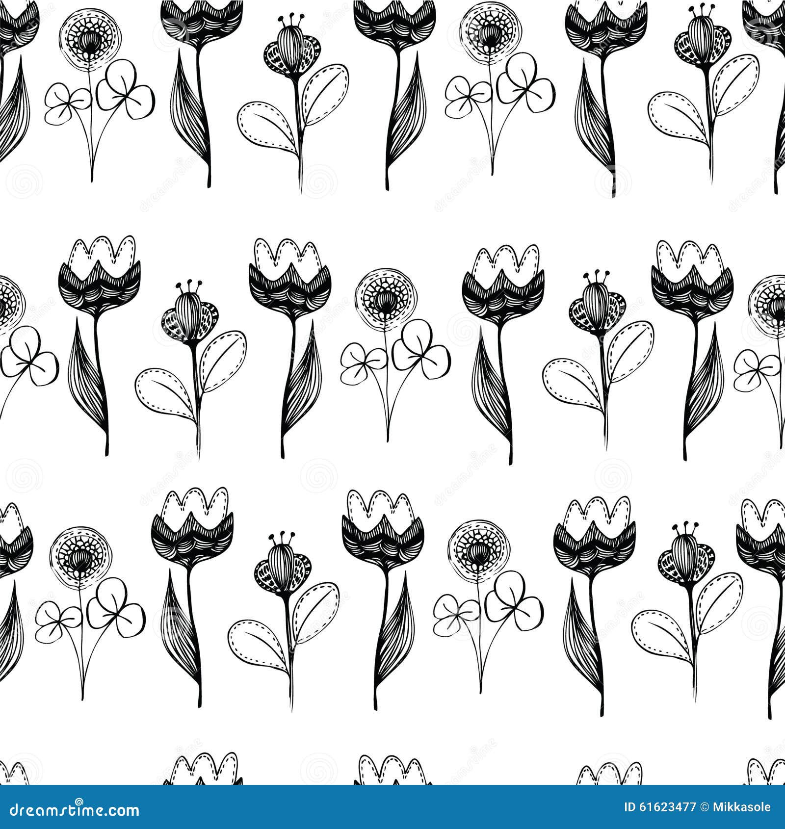 Seamless flourish pattern stock vector. Illustration of colorful - 61623477