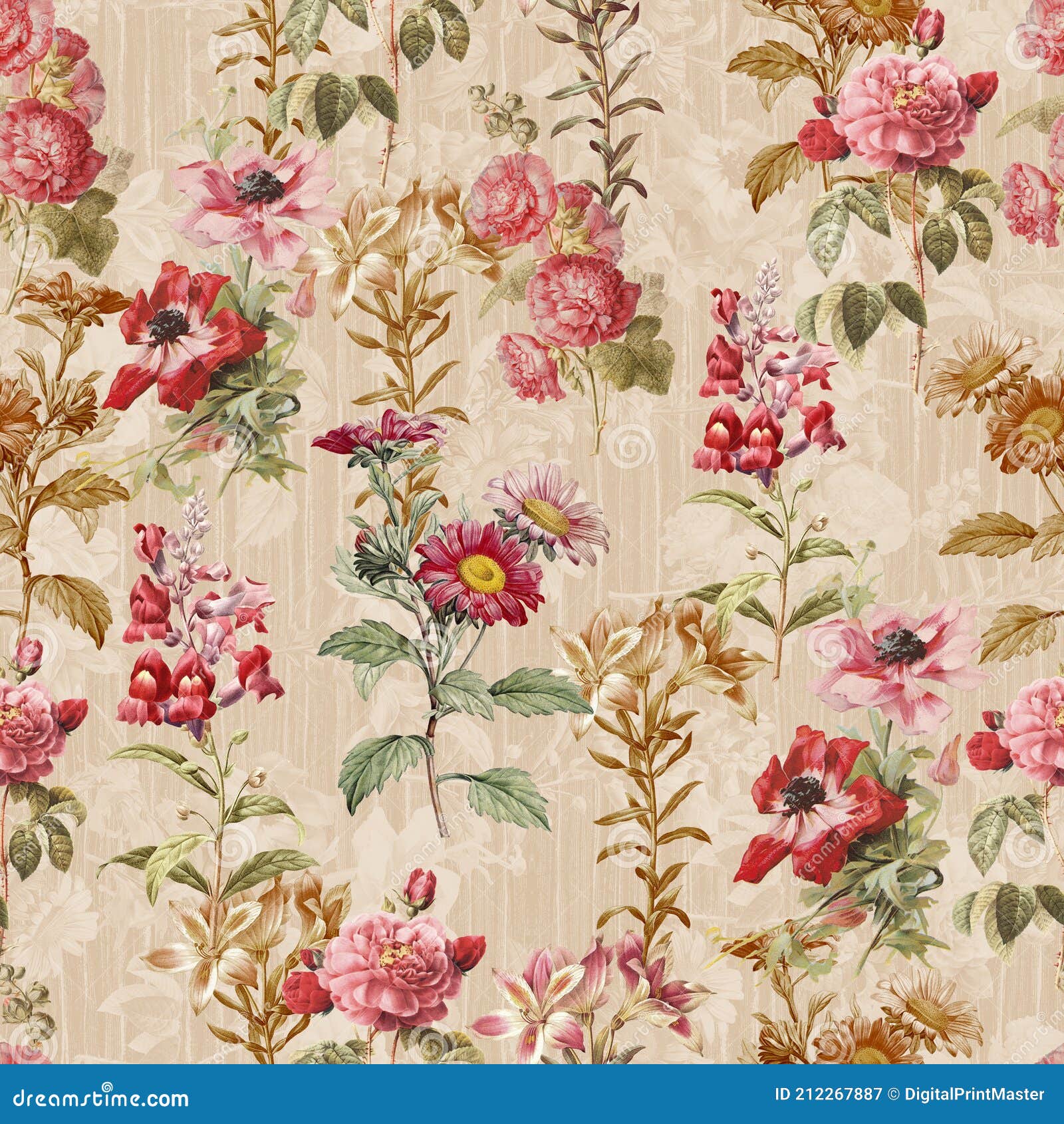 Pattern Design of Digital Print Garment Stock Image - Image of garment ...