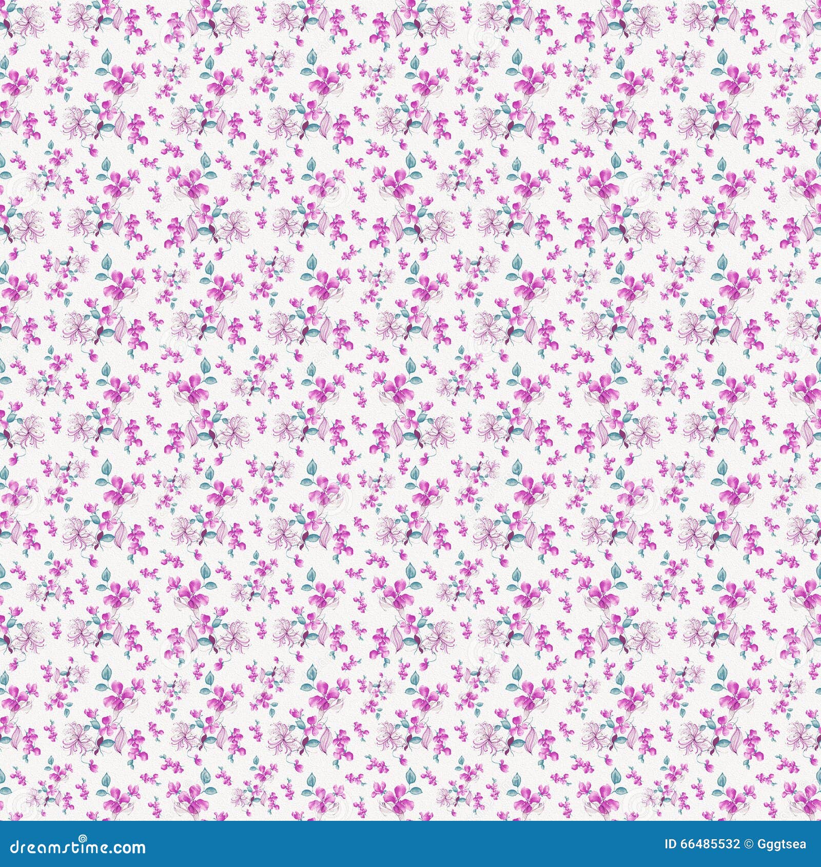 Seamless Flower Pattern Paper Wallpaper Stock Illustration ...