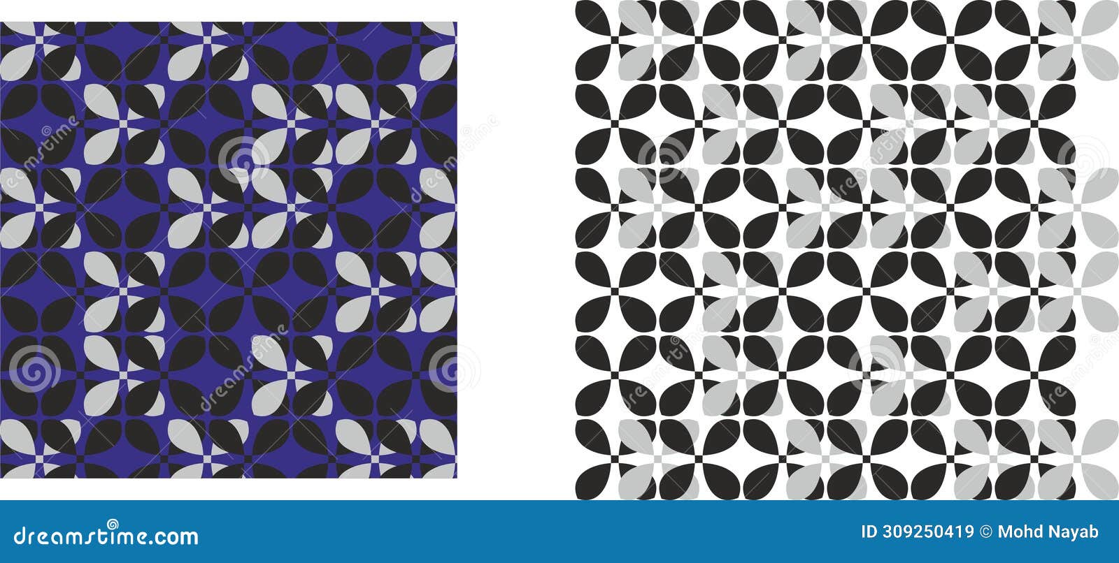 Seamless Flower Pattern. VECTOR CDR CORELDRAW X16 Stock Illustration ...