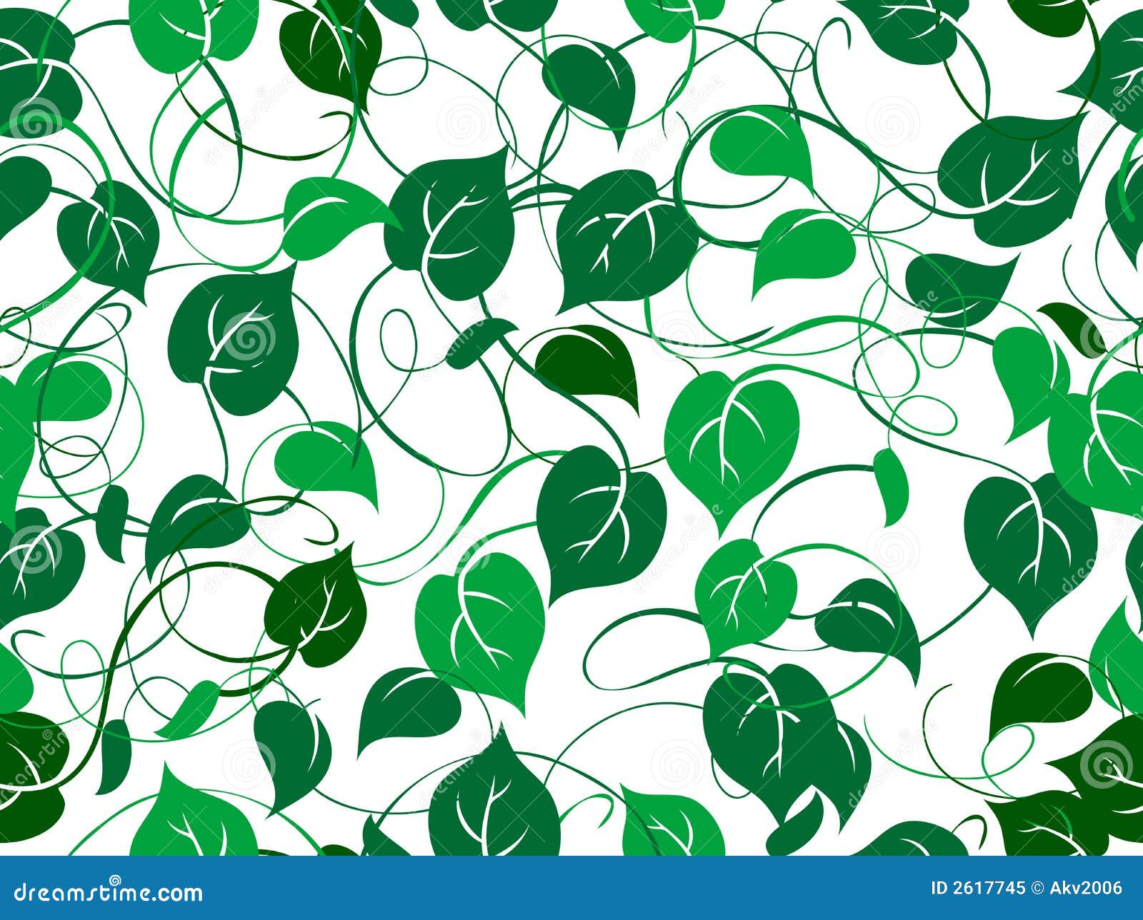 Seamless foliage pattern stock vector. Illustration of original - 2617745
