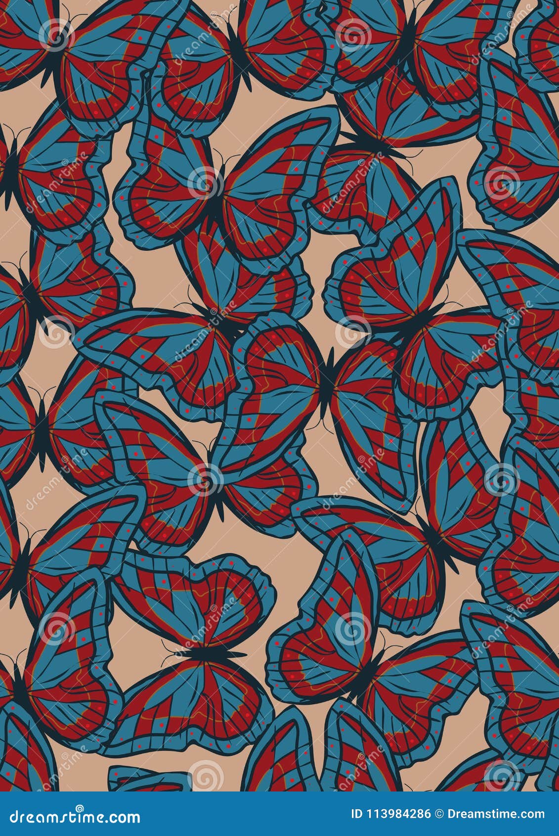 Seamless A4 format pattern stock vector. Illustration of background ...