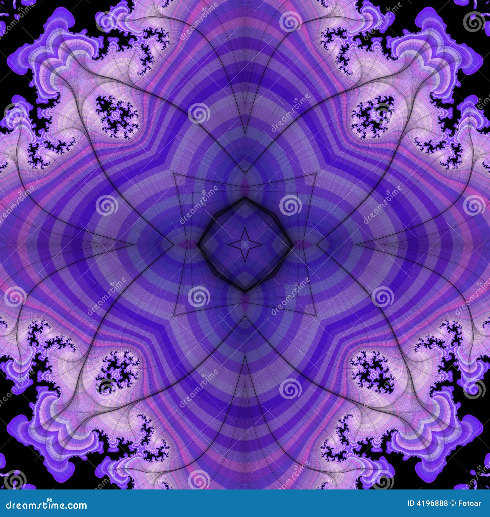 Seamless fractal pattern stock illustration. Illustration of cross ...