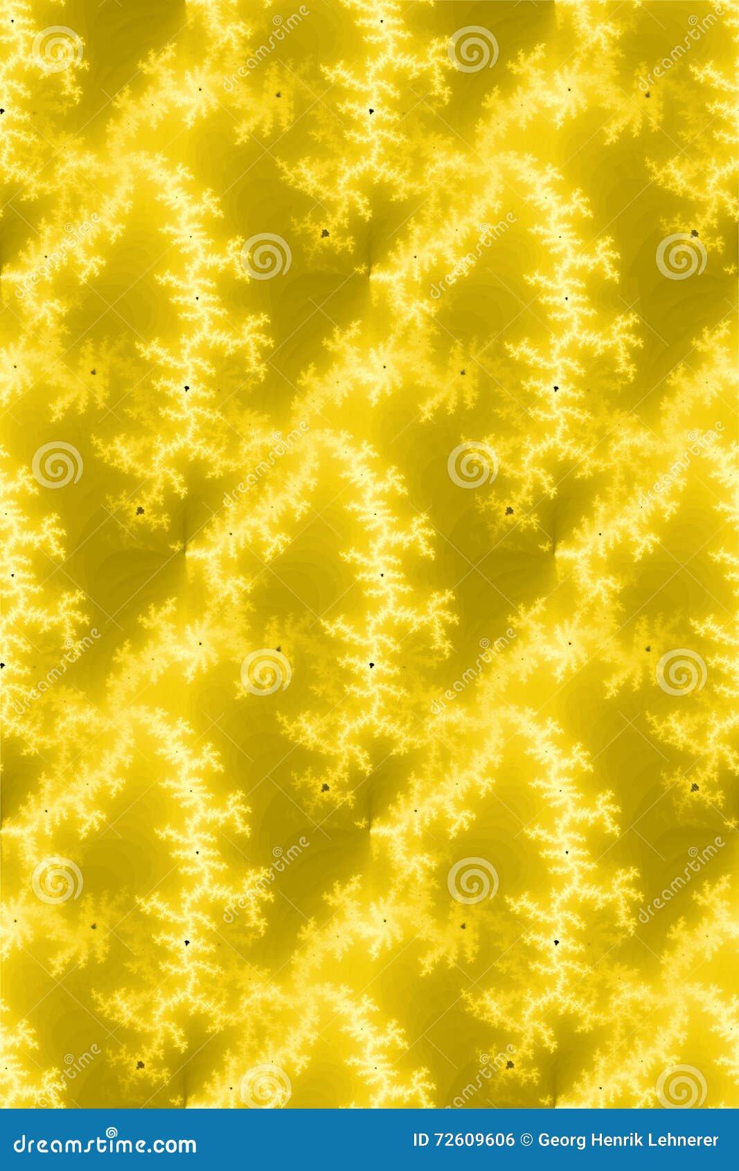 Seamless Fractal Yellow stock illustration. Illustration of math - 72609606