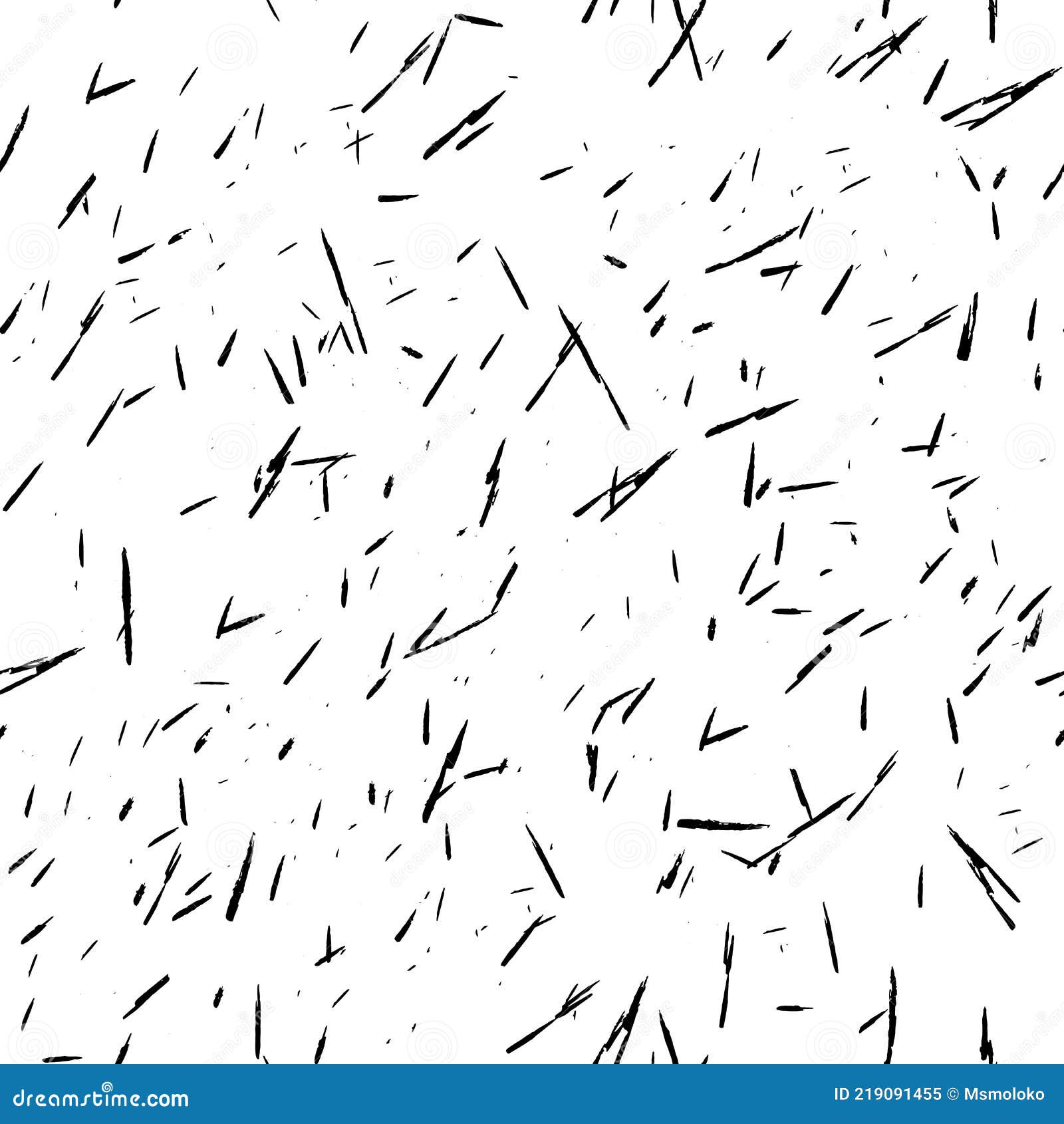 Seamless Freehand Drawn Background Uneven Texture with Random Strokes ...