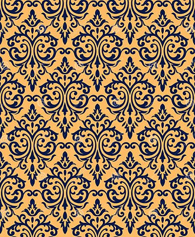 Seamless French Style Background Stock Vector - Illustration of leaf ...