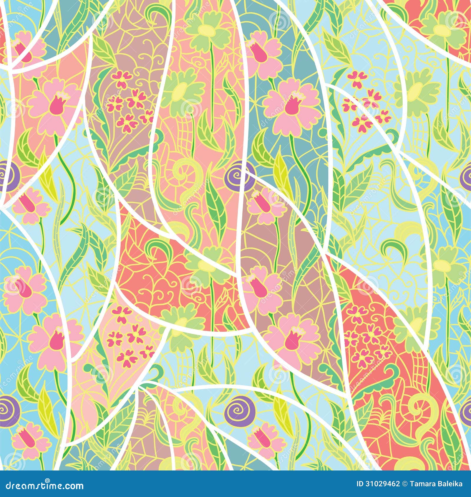 Seamless Fresh Vector Pattern Pattern. Stock Vector - Illustration of ...