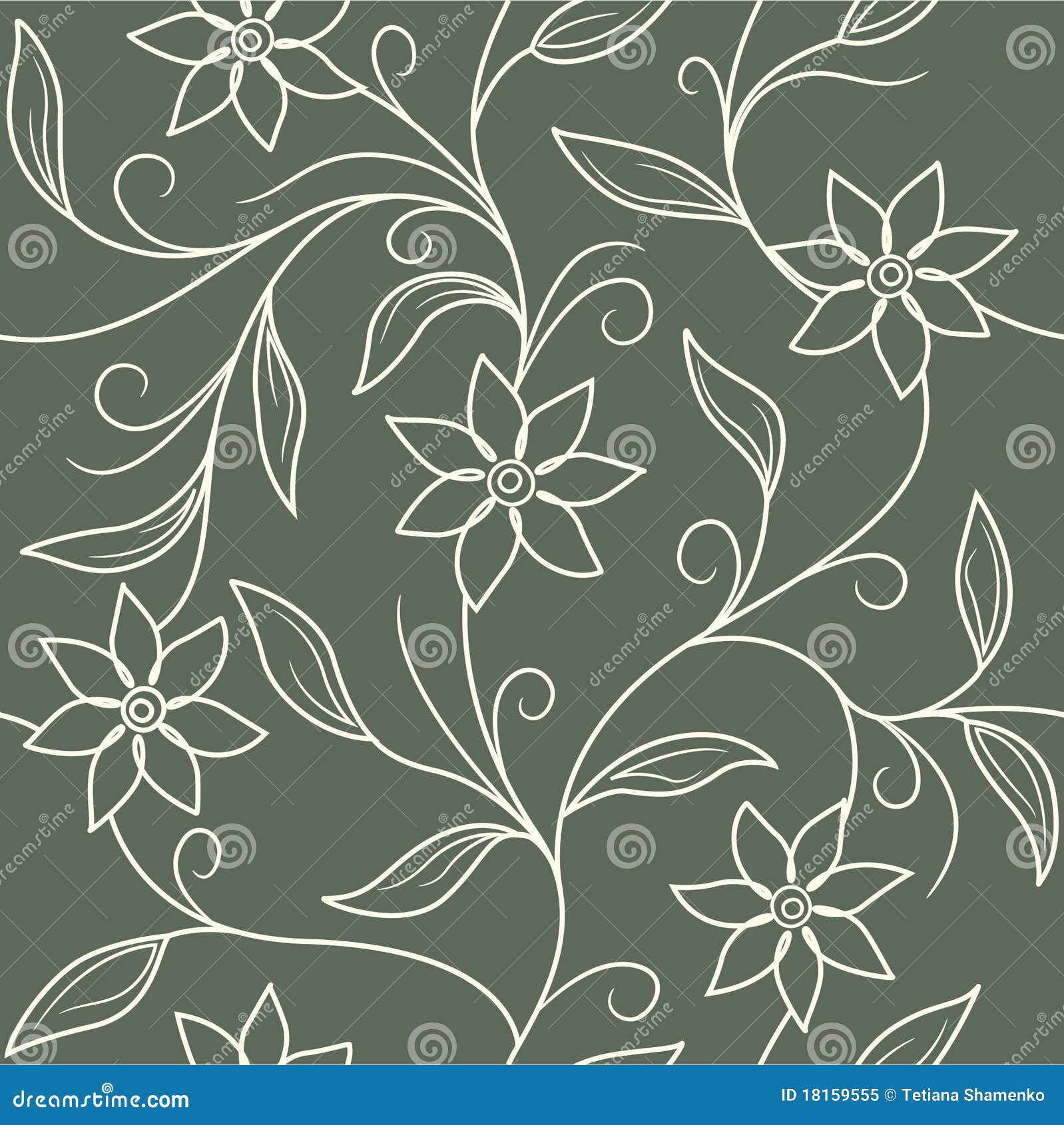 Seamless frolar background stock vector. Illustration of background ...