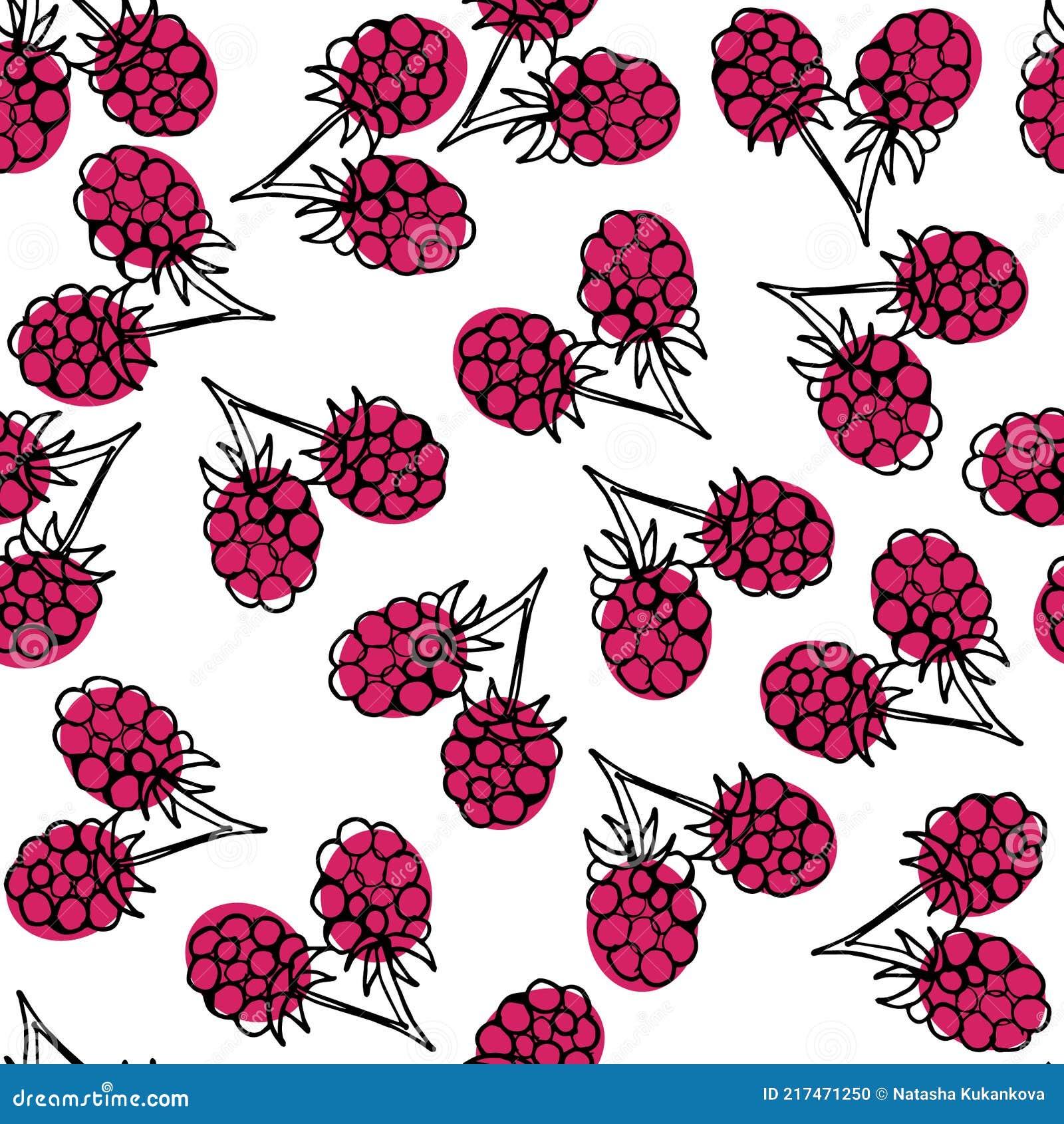 Seamless Fruit Pattern on White Background Stock Vector - Illustration ...