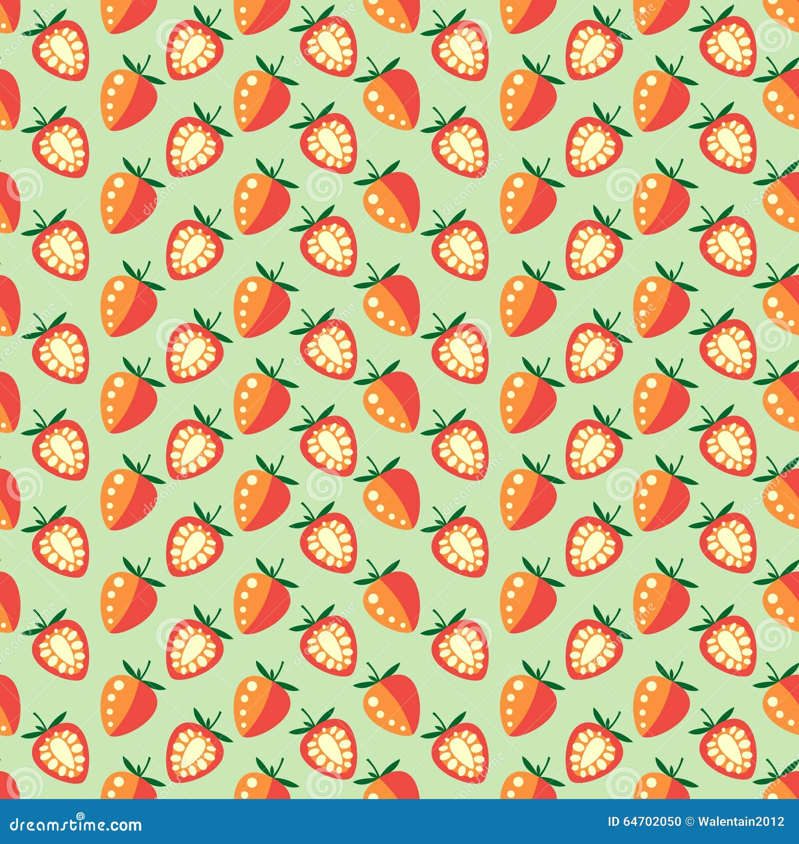 Seamless Fruits Vector Pattern, Symmetrical Background With ...